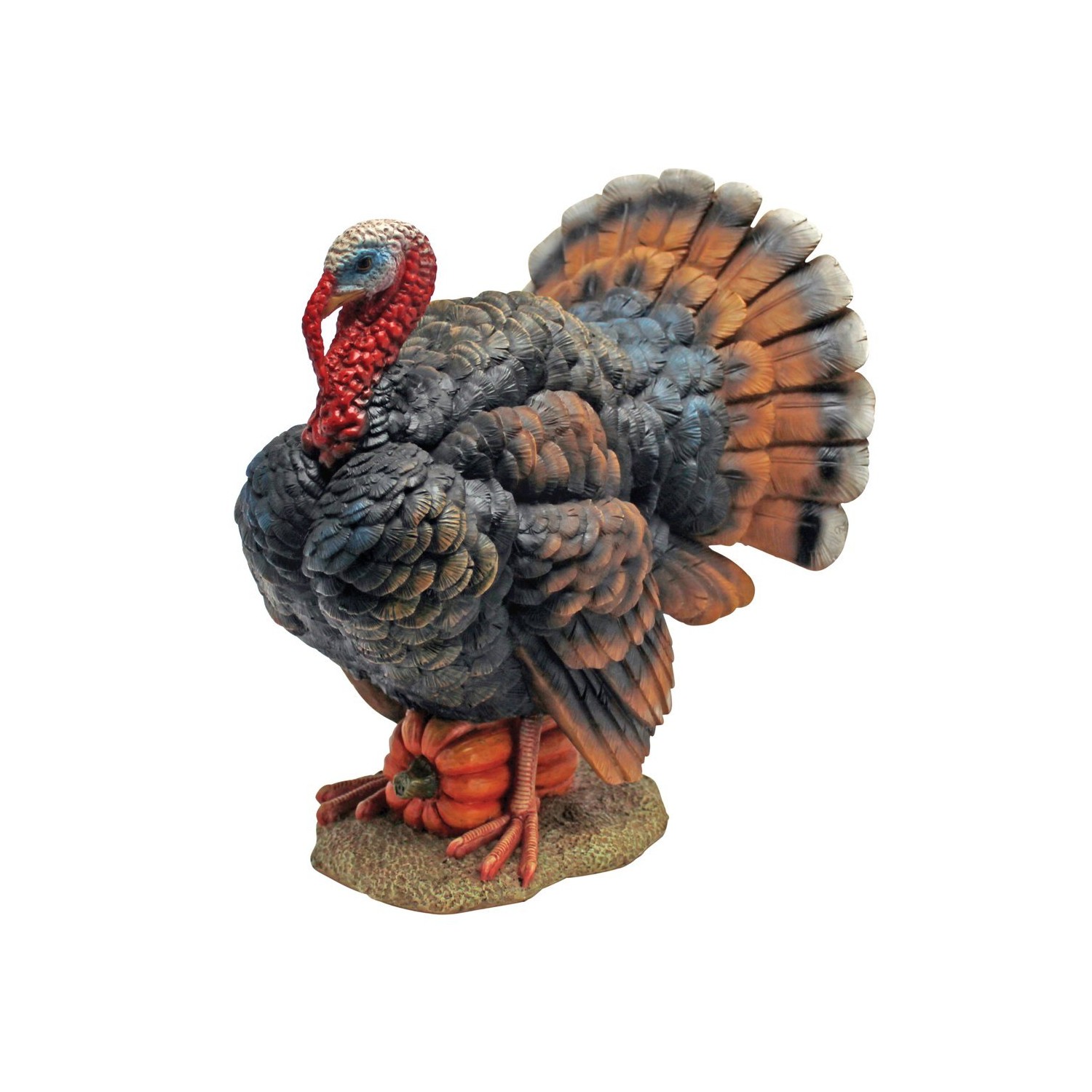 Design Toscano QM2373100 North American Turkey Statue,full color,Small ...