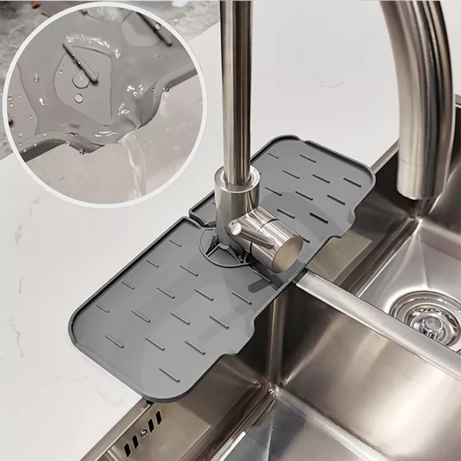 Faucet splash guard mat drying water splash pad silicon mat customized ...