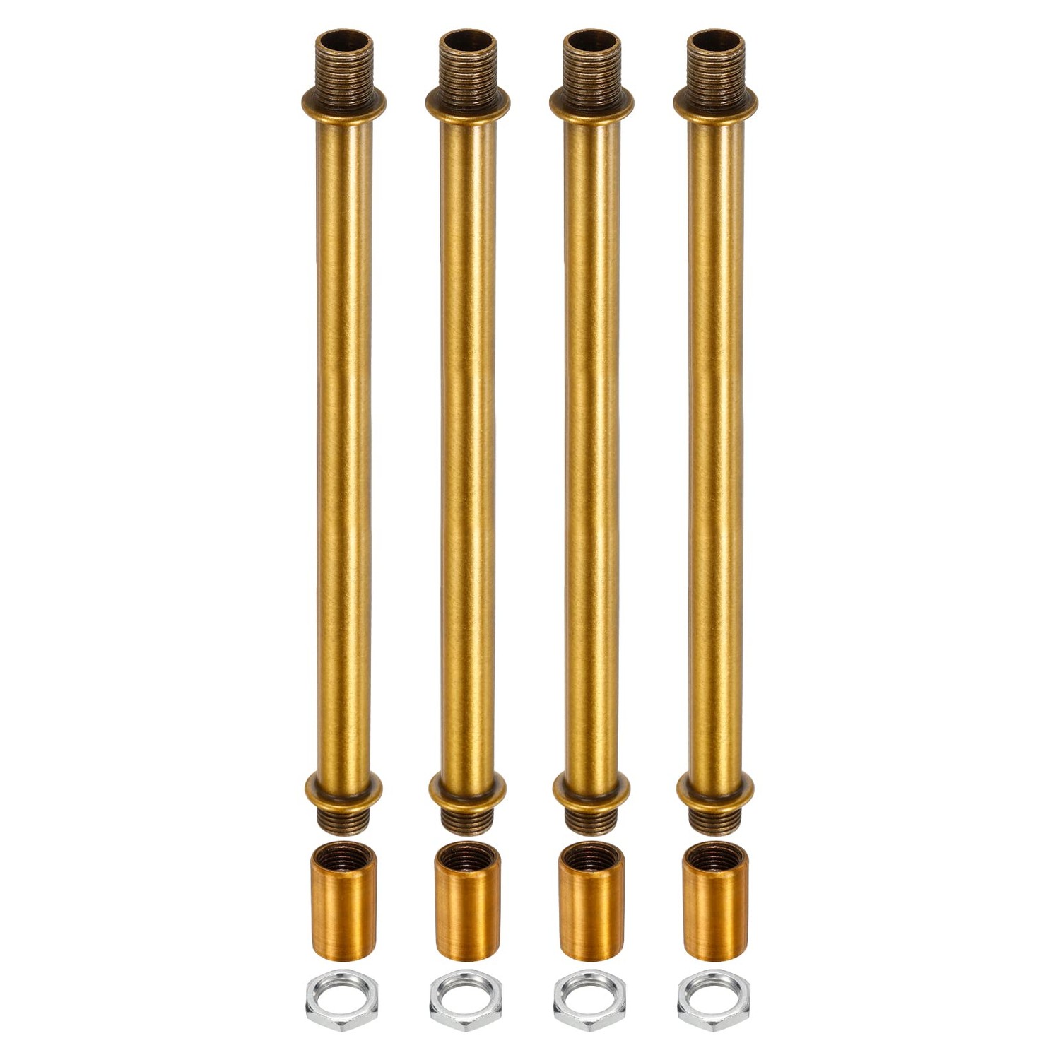 sourcing map Threaded Extension Rod Kit, M10x1mm Thread 150mm Long ...