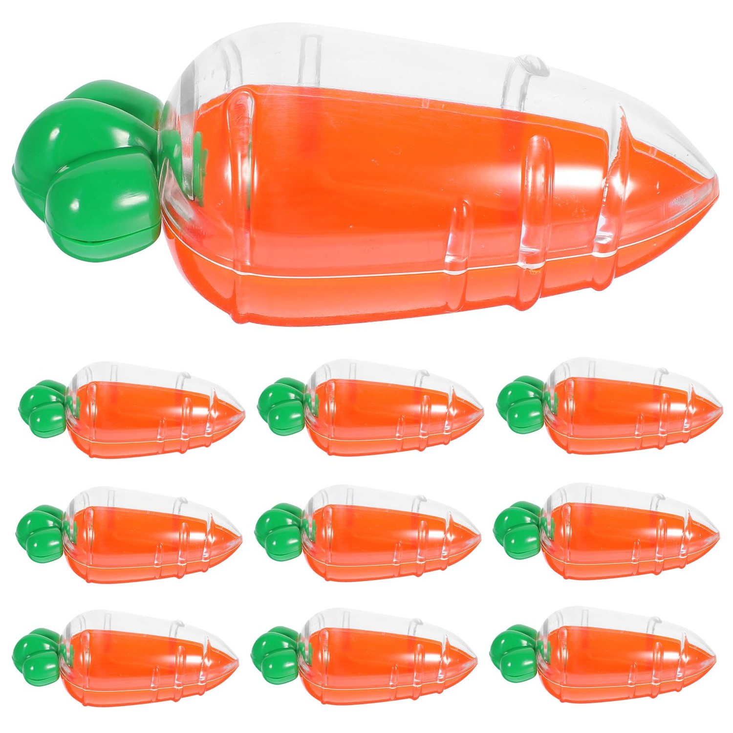 Homoyoyo 10pcs Carrot Shaped Easter Eggs, Fillable Treat Containers ...