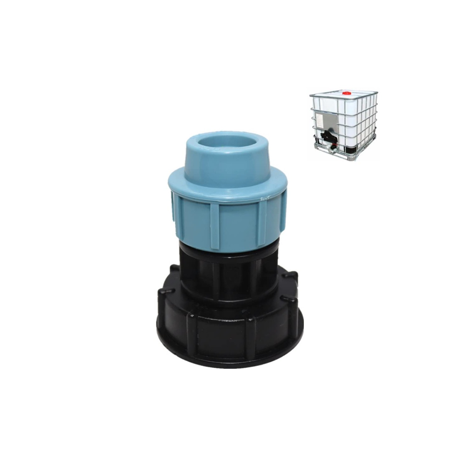IBC Water Tank Tap Adapter, IBC Tote Tanks Hose Fitting Quick Connector ...