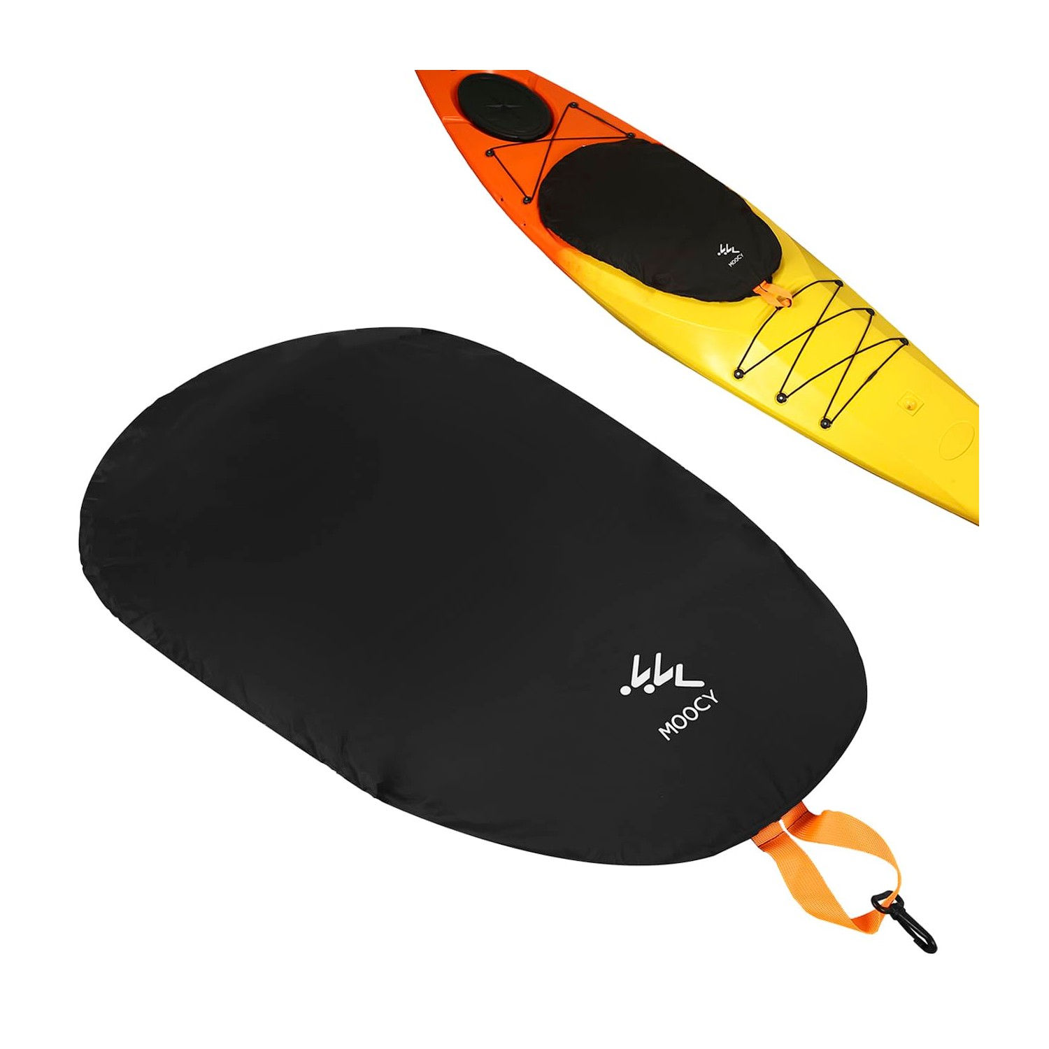 MOOCY Kayak Cockpit Cover for Transport, Universal Thick Seals Cockpit ...