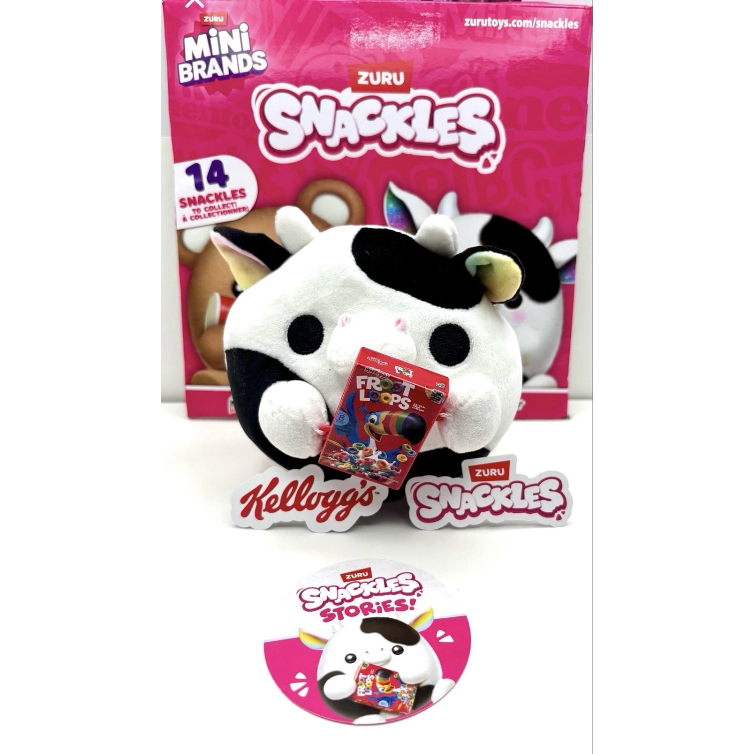 Zuru Snackles Mini Brands Series 1 Daisy The Cow HOLDING Kellogg’s ...