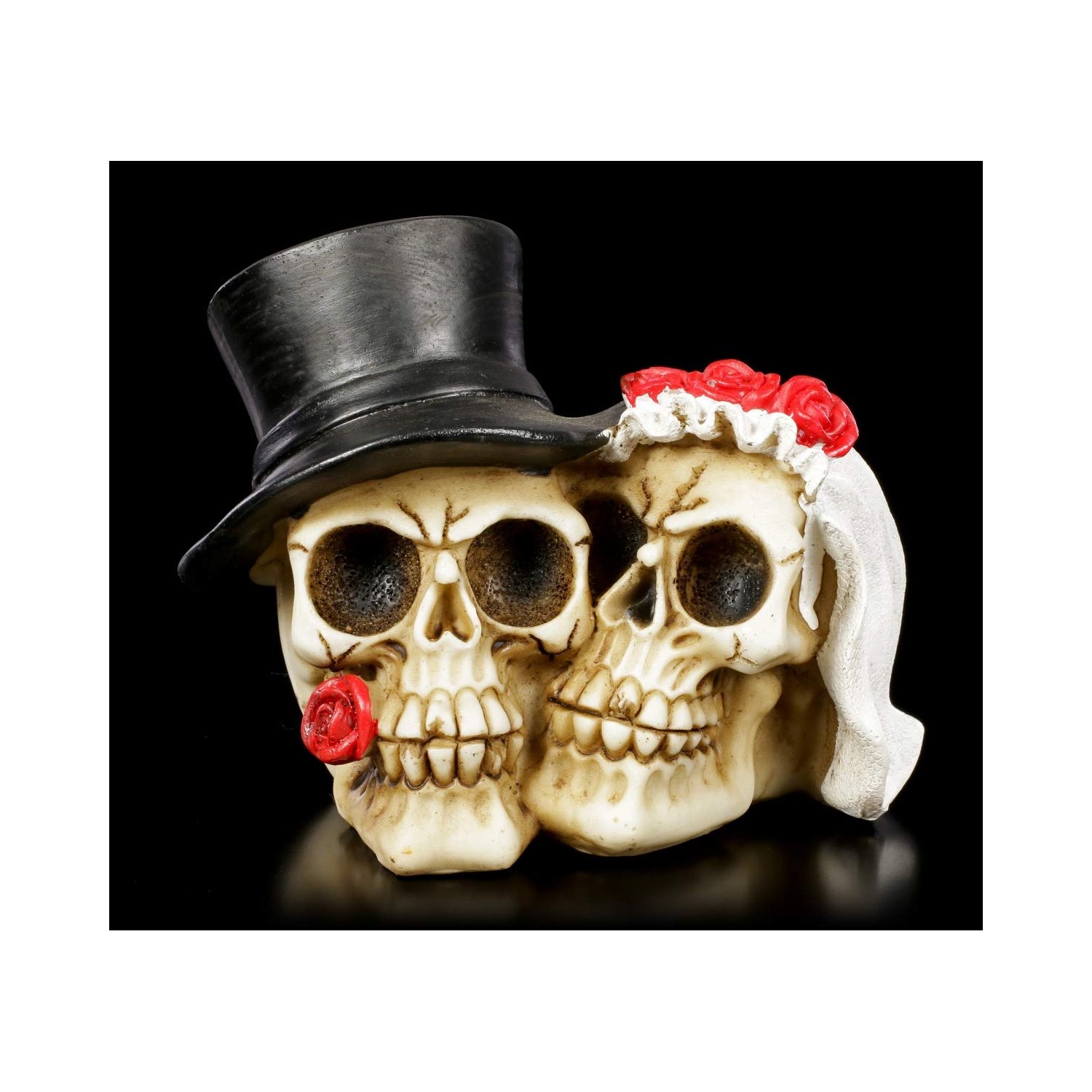 Figuren Shop GmbH Gothic Skull Bride and Groom | Fantasy Skull Bride ...