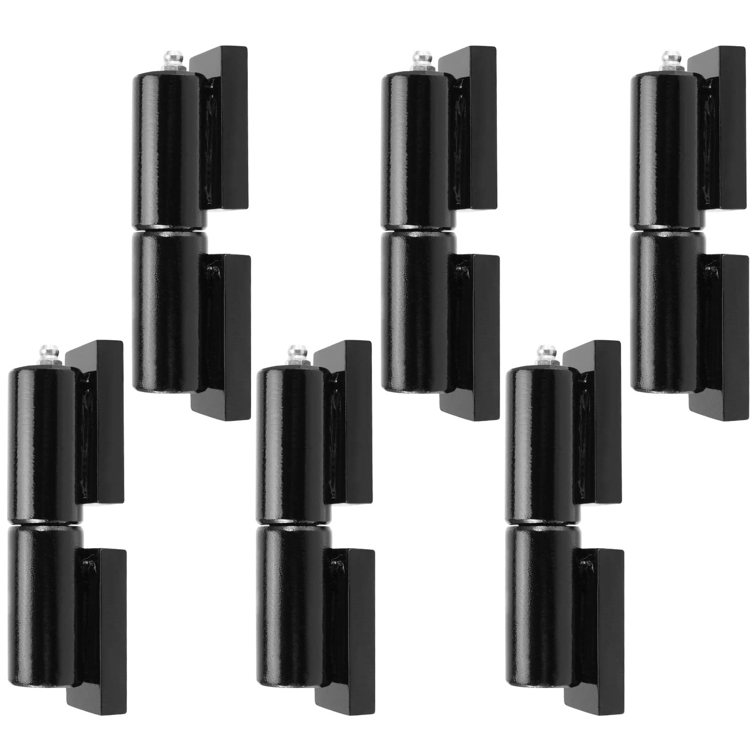SINJEUN 3 Pair 5 Inches Gate Hinge, Heavy Duty Barrel Gate Hinge, Weld ...