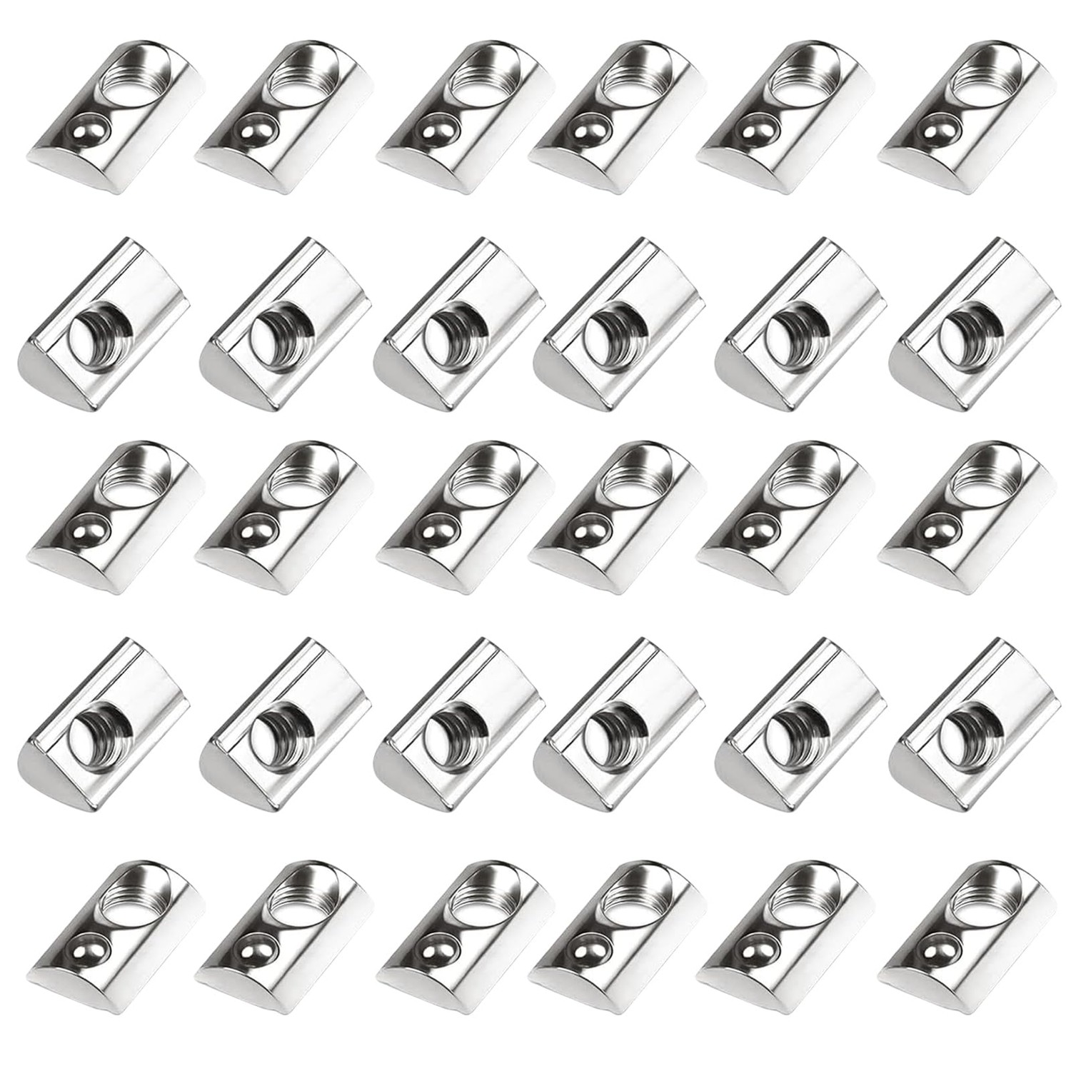 Oiieco T-Slot Nuts M8 Solar Slot Nut M8, 40 Series, Carbon Steel ...