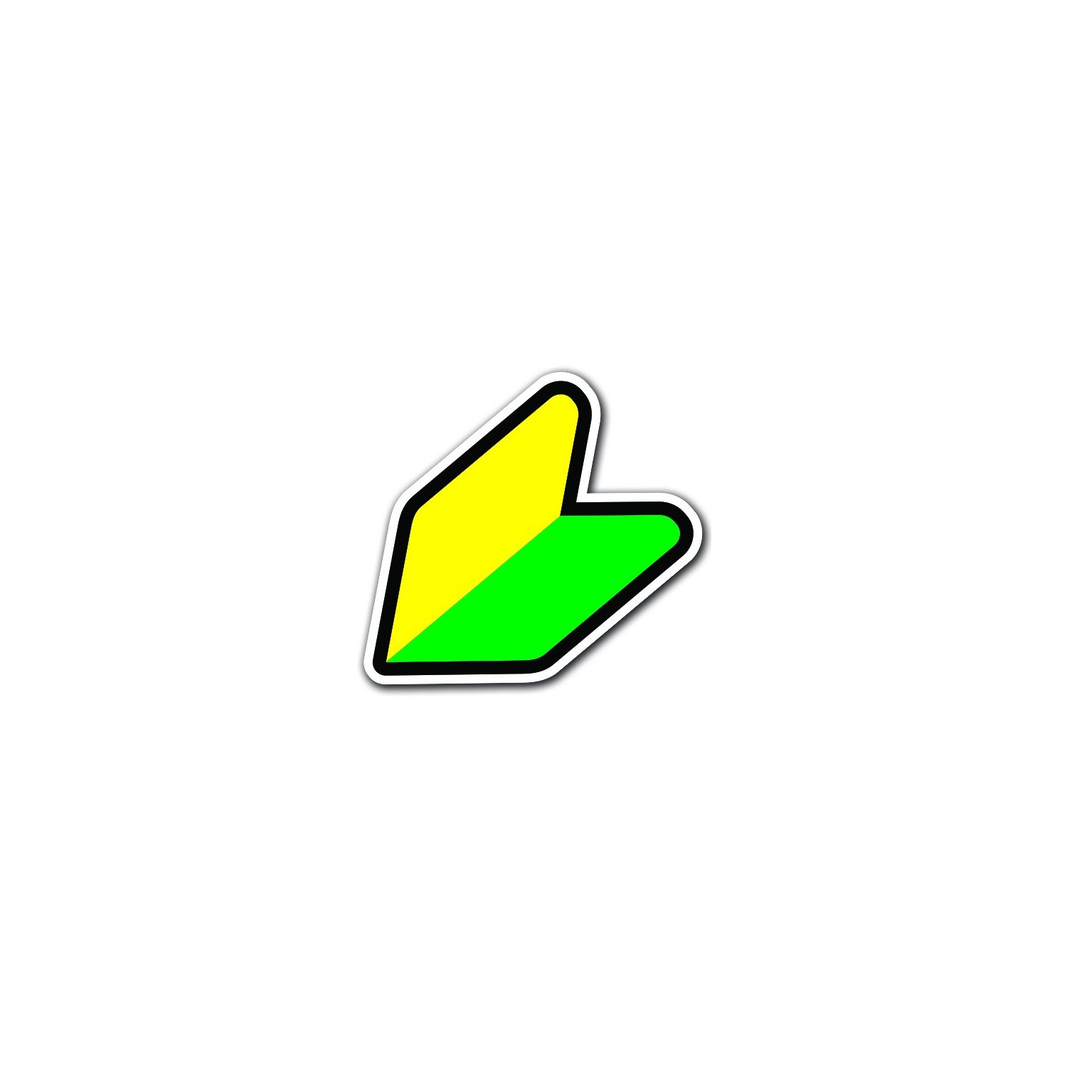 ORIGINAL - 4" JDM Wakaba Shoshinsha Mark Sticker Bomb Original New ...