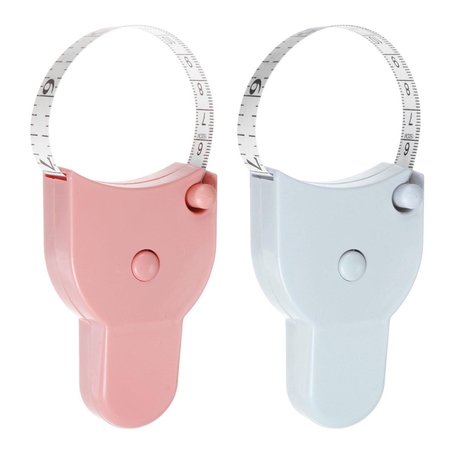 sourcing map 2pcs Body Measure Tape 60" 150cm Automatic Telescopic Tape ...