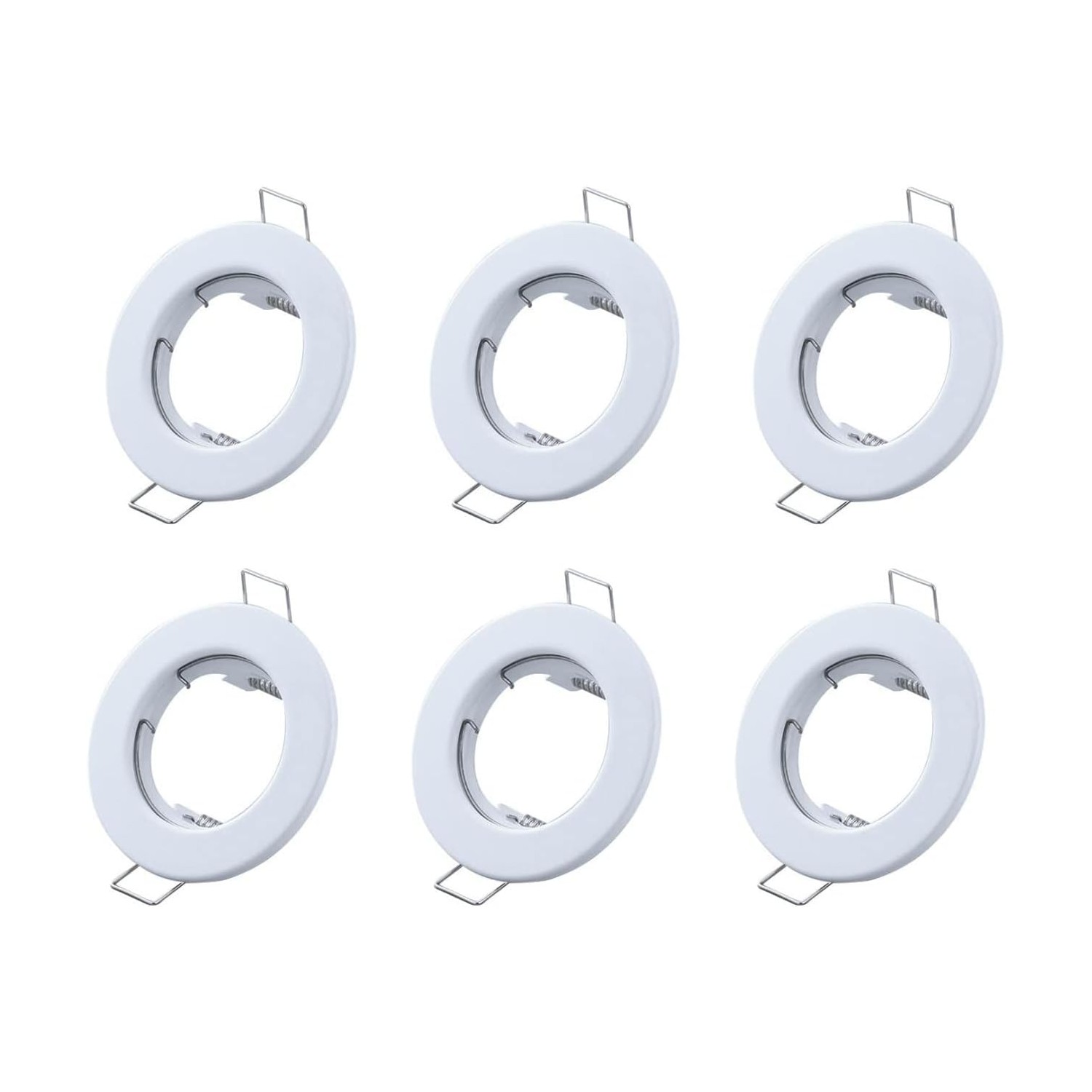 Zodazoqa Set of 6 Recessed Light Frames, Ceiling Mounting Frame ...
