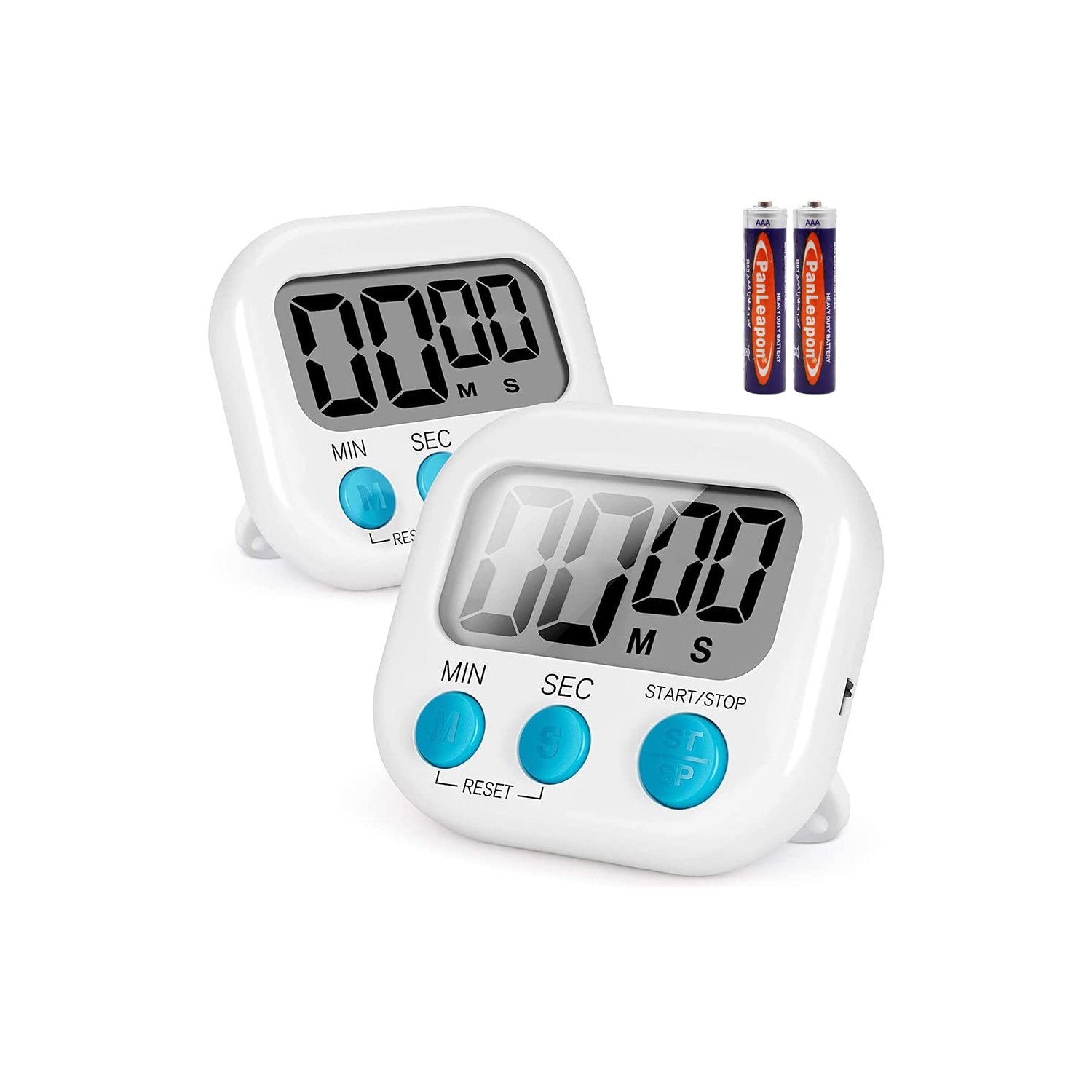 Ausein Temporizador Digital de Cocina 2 Piezas, Cronometro de Cocina de ...