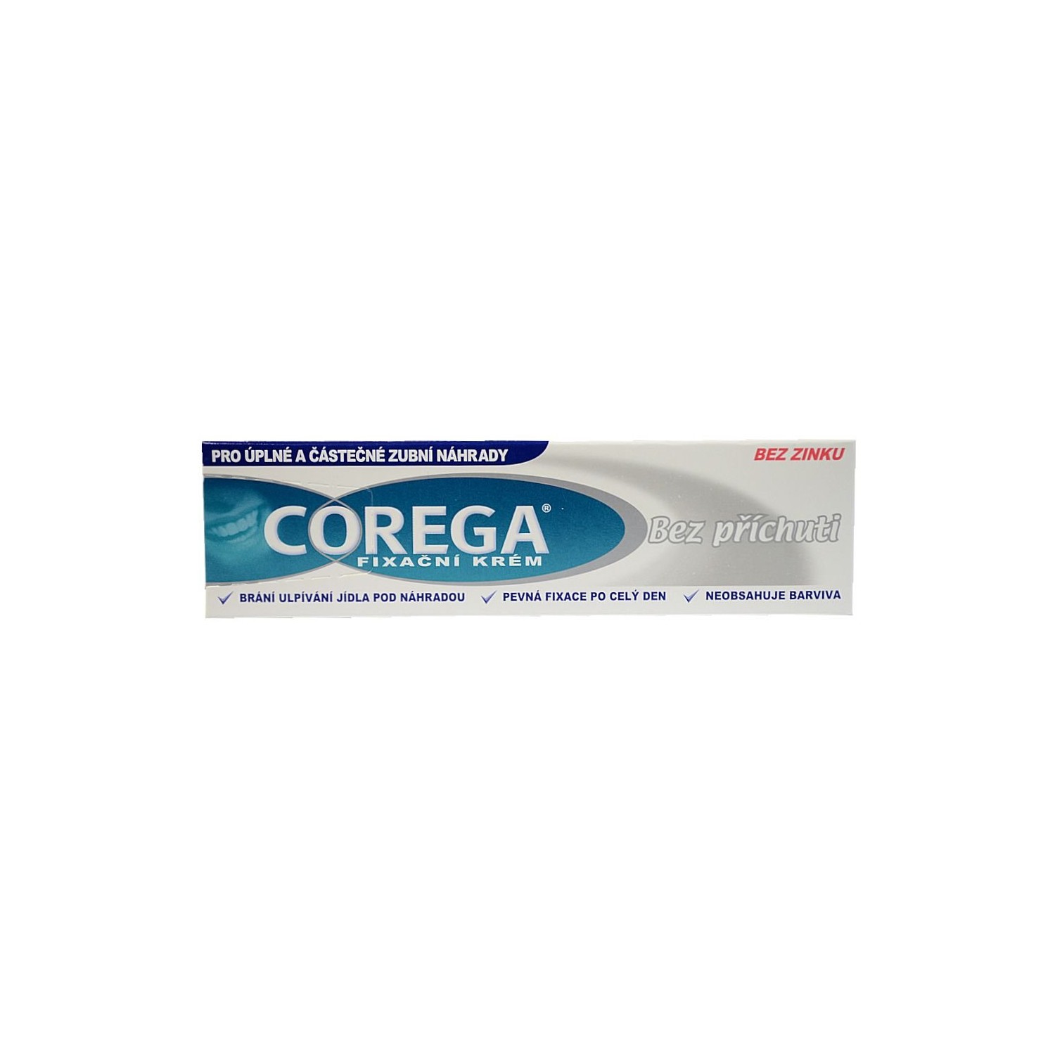 Corega Denture Adhesive Cream Flavorless Zinc Free 40 g - ibspot.com
