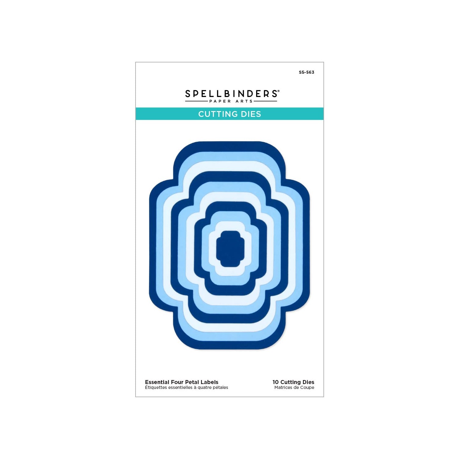 SPELLBINDERS PAPERCRAFTS, INC Spellbinders Etched Dies-Essential Labels ...