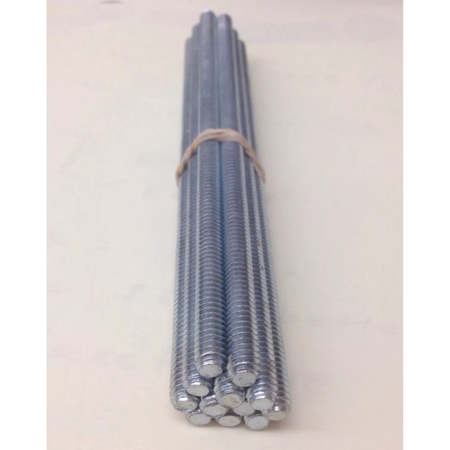 ais (60 pcs) 1/4-20 X 6 Studs Full Thread Rod Steel Zinc 1/4" 6" inch ...