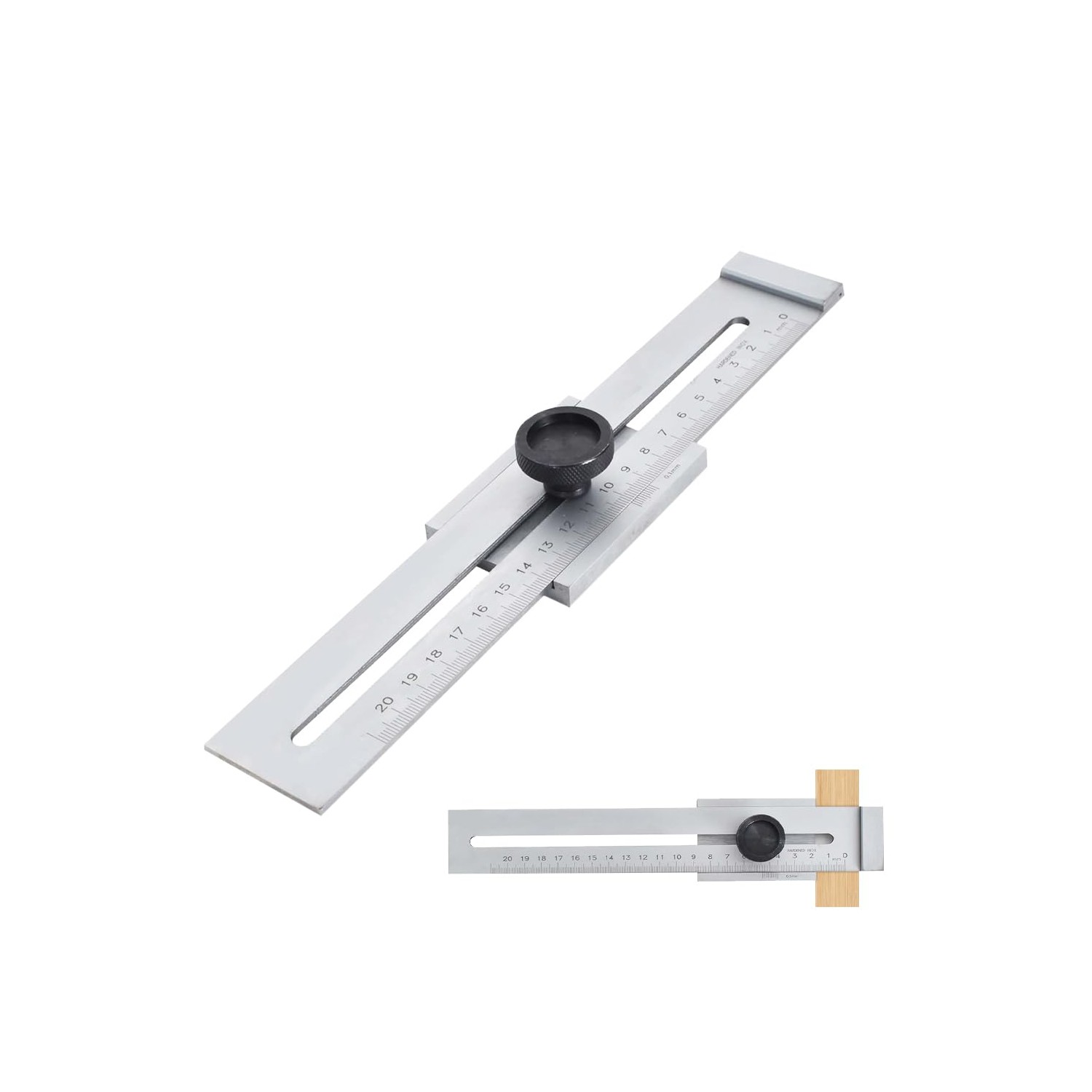 NICEWAT Marking Gauge 200 mm, Marking Tool Scribing Gauge with Deep ...