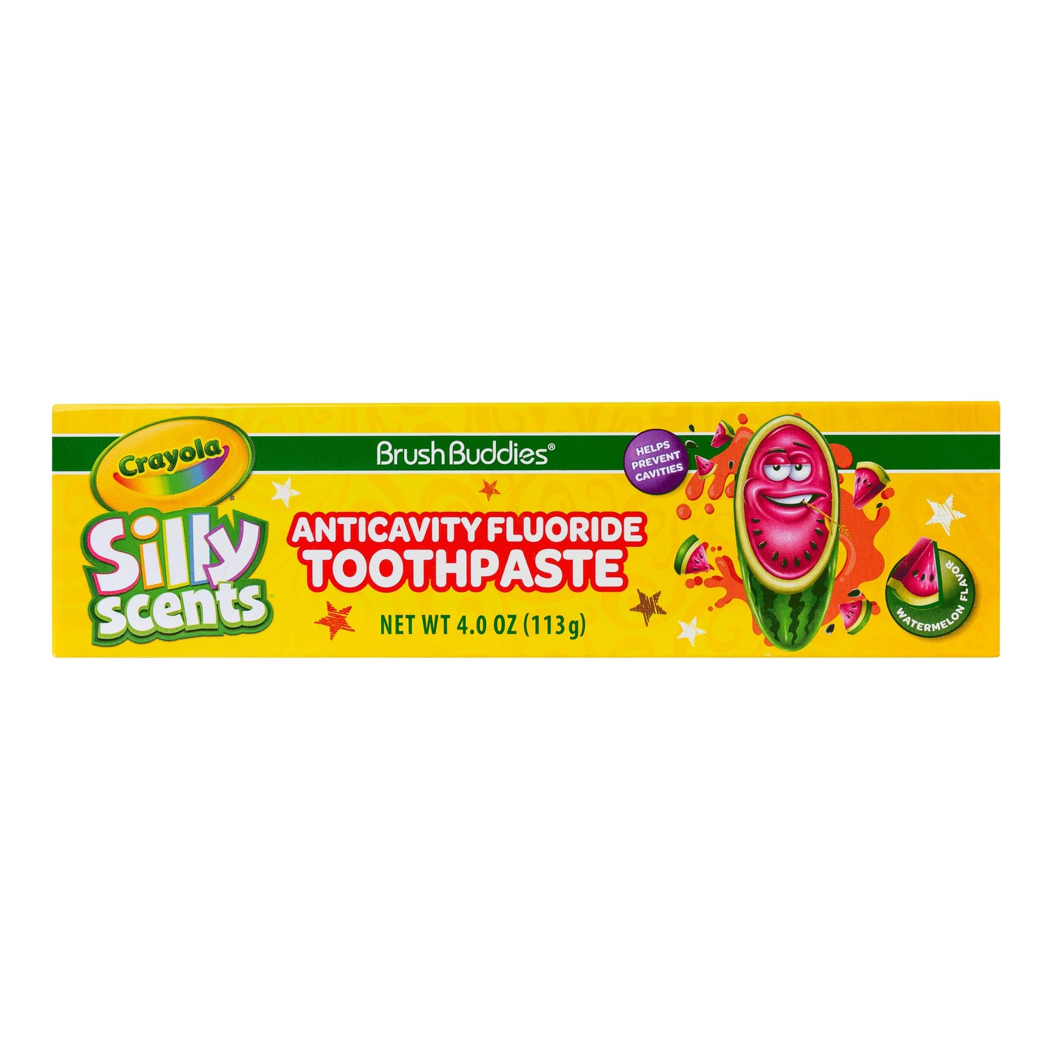 Brush Buddies Crayola Silly Scents Flavored Kids Toothpaste with ...