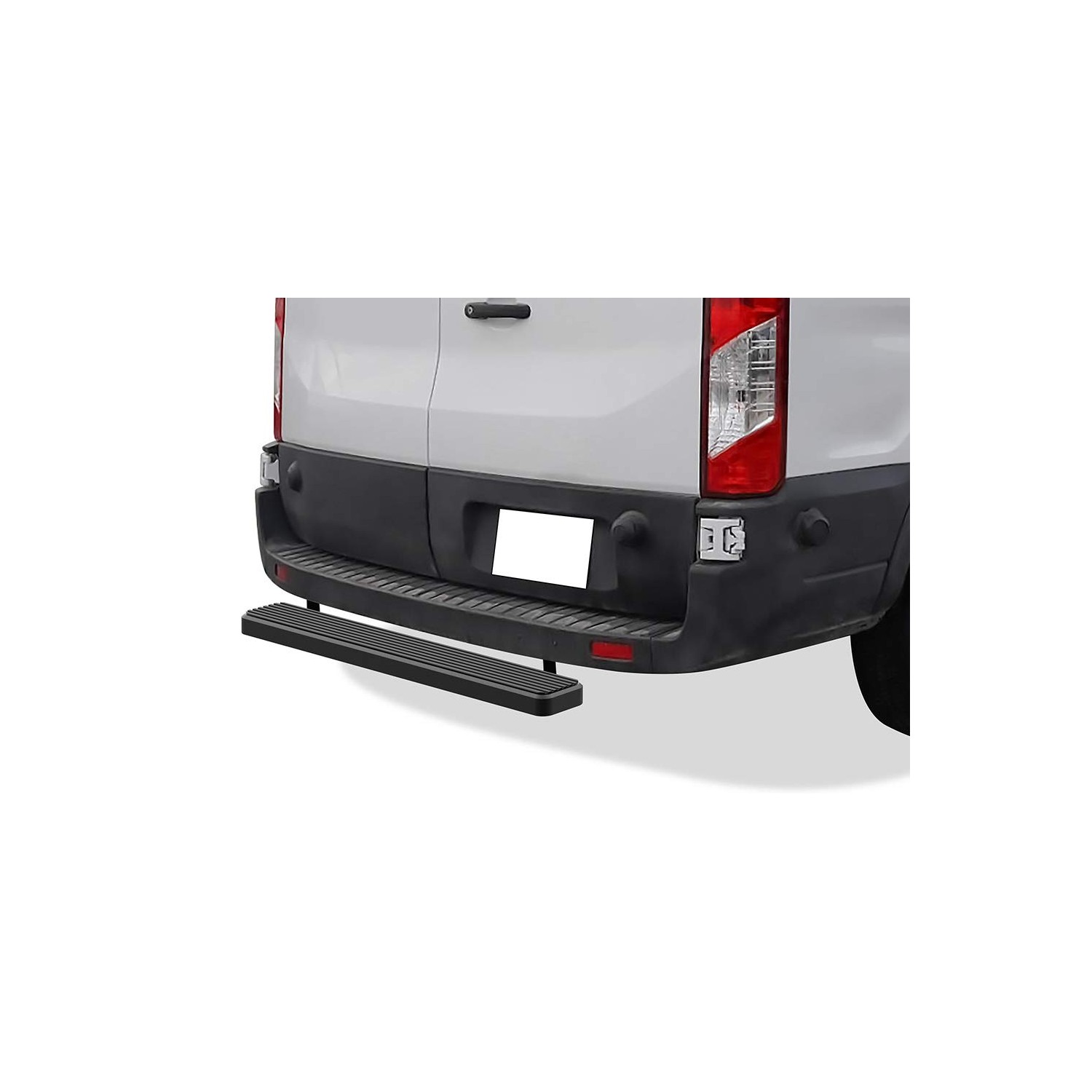 APS Rear Step Bar 5 inches Matte Black Compatible with Ford Transit ...