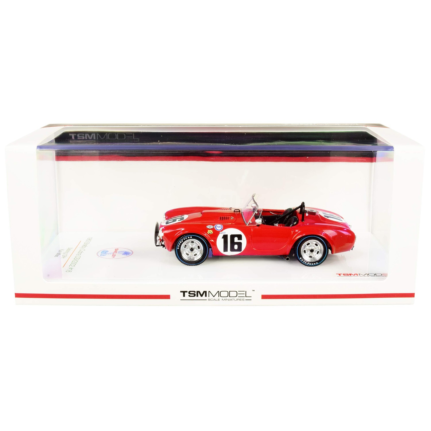 Shelby Cobra CSX2002#16 Ken Miles Sebring 12H (1963) 1/43 Model Car by ...
