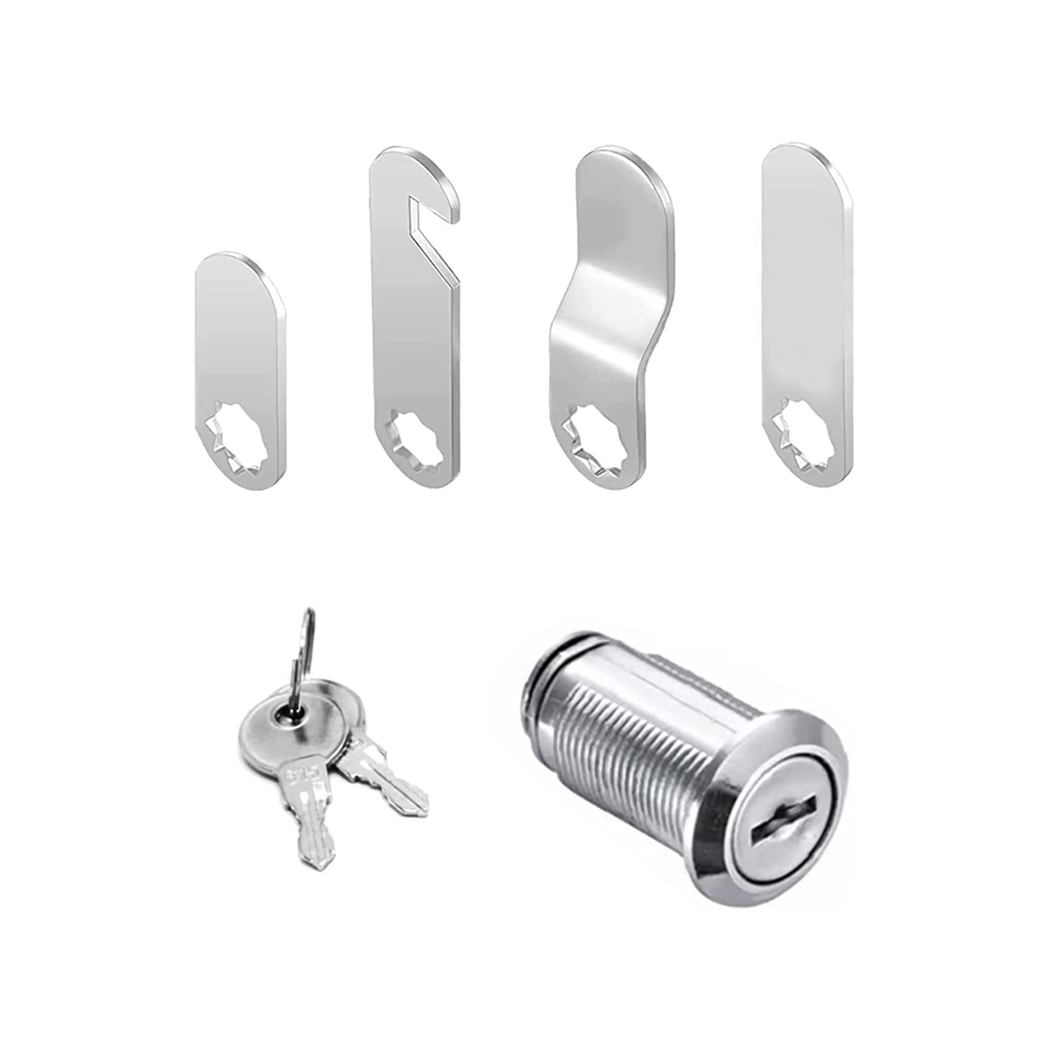 PLABBDPL Letterbox Lock, 2 Keys, Letter Box Lock, 16 mm, Comes with 4 ...