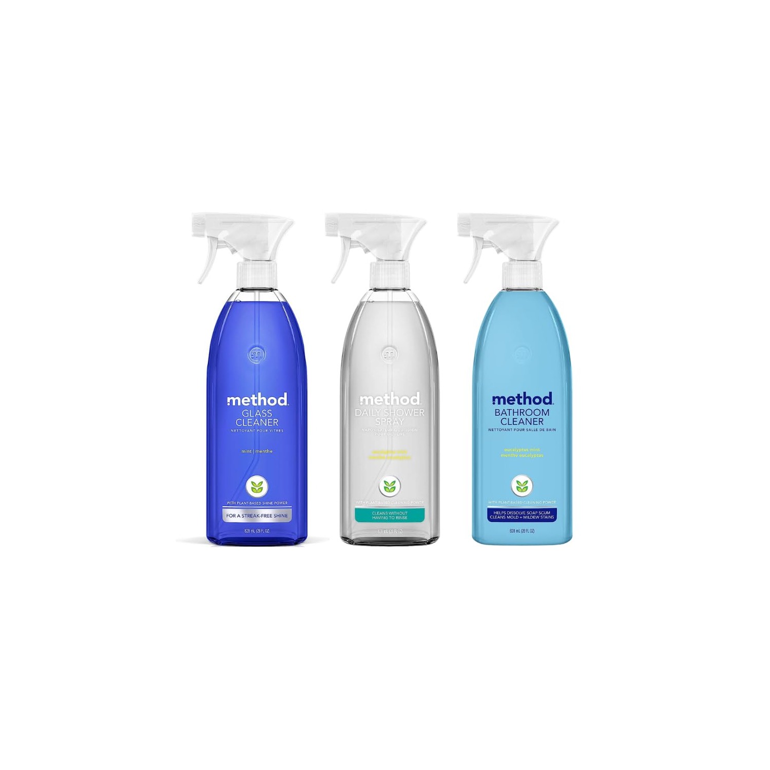 Method All Natural Surface Cleaning Spray - 28oz Variety Pack - (Shower ...