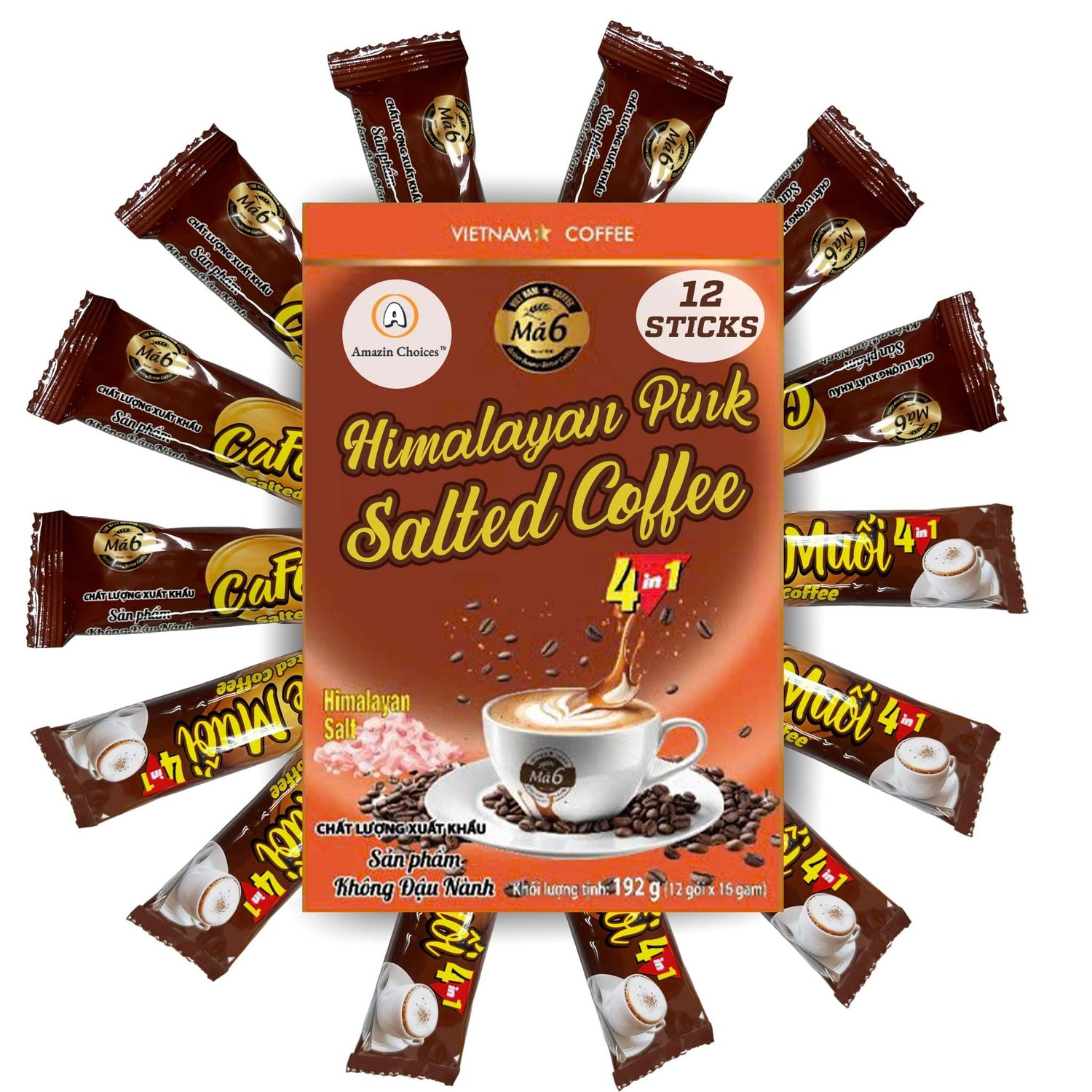 Amazin Choices Himalayan Pink Salted Coffee, Vietnamese Instant Coffee ...