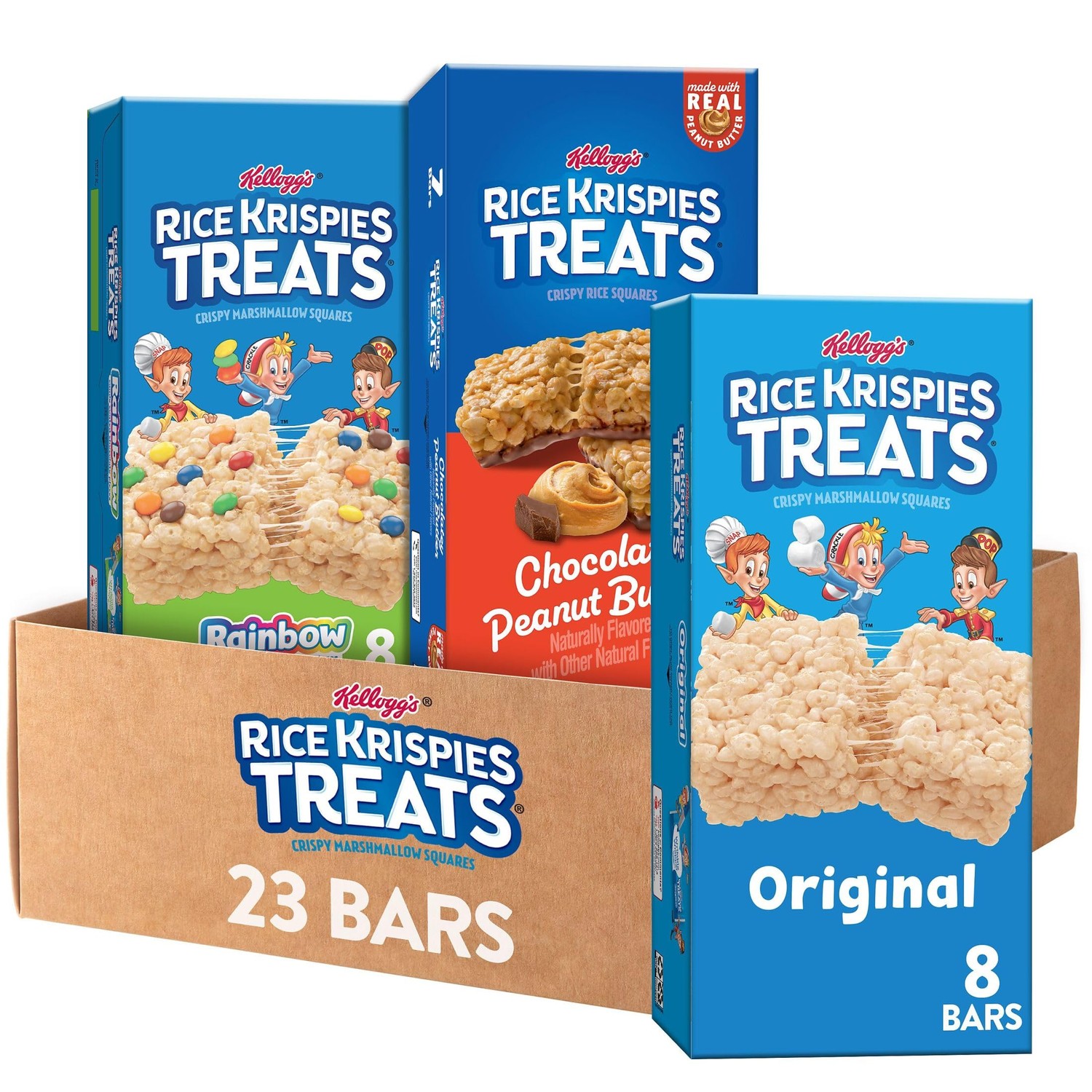 Rice Krispies Treats Crispy Marshmallow and Rice Squares, Lunch Snacks ...