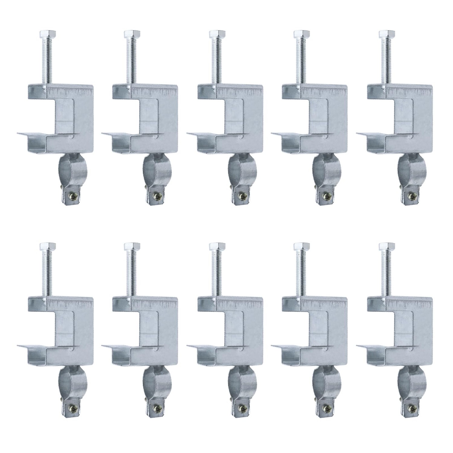 FarBoat 10 Pcs C-Clamps Cable Clamp for Pipe Galvanised Iron Conduit ...