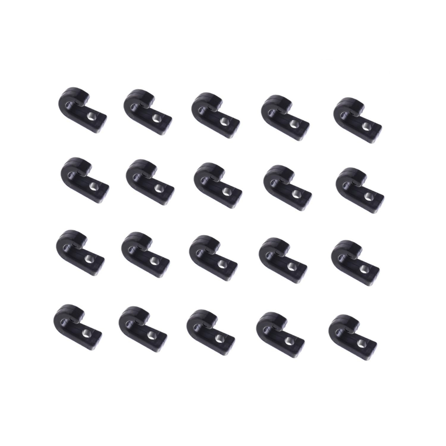 BESPORTBLE Plastic Boat Hooks 50pcs Canoe Kayak Fishing Rigging Bungee ...