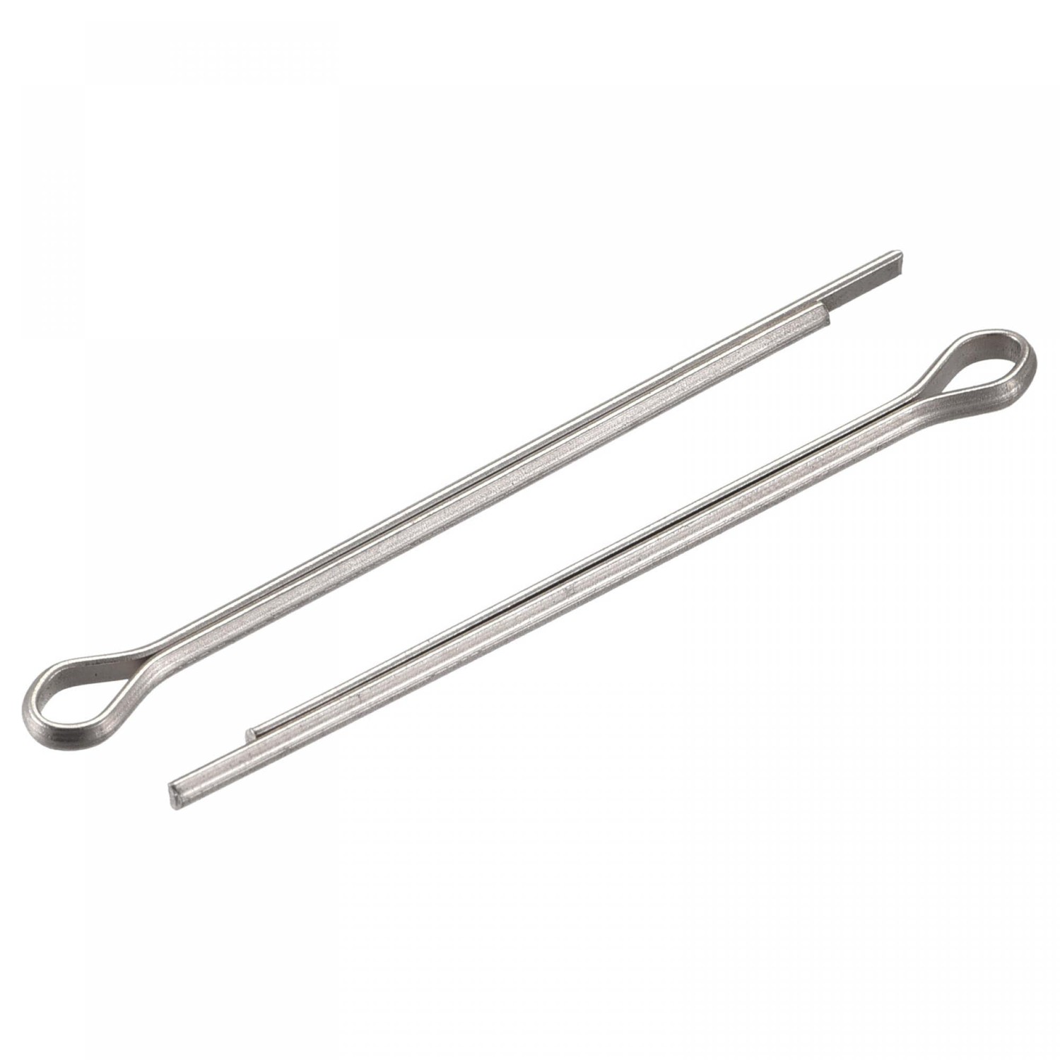 sourcing map Split Cotter Pin, 2mm x 40mm Stainless Steel Clip Fastener ...