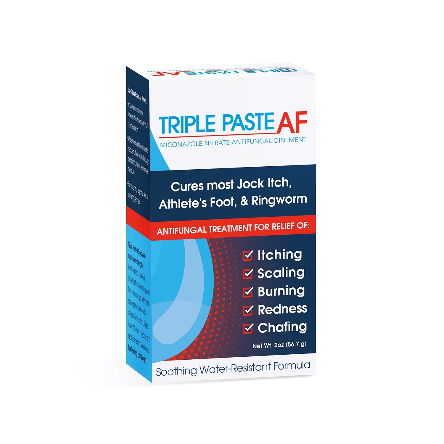 Triple Paste AF Antifungal Ointment, Treatment for Jock Itch, Athlete's ...