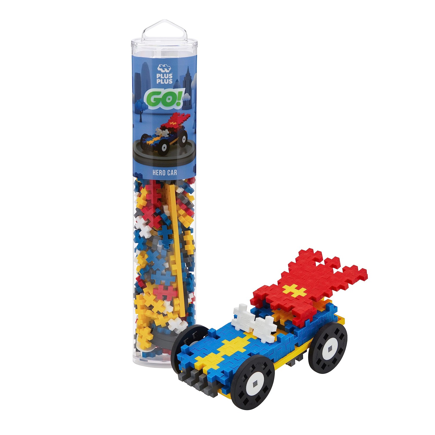 PLUS PLUS - Color Cars Tube - Hero - 200 Pieces, Construction Building ...