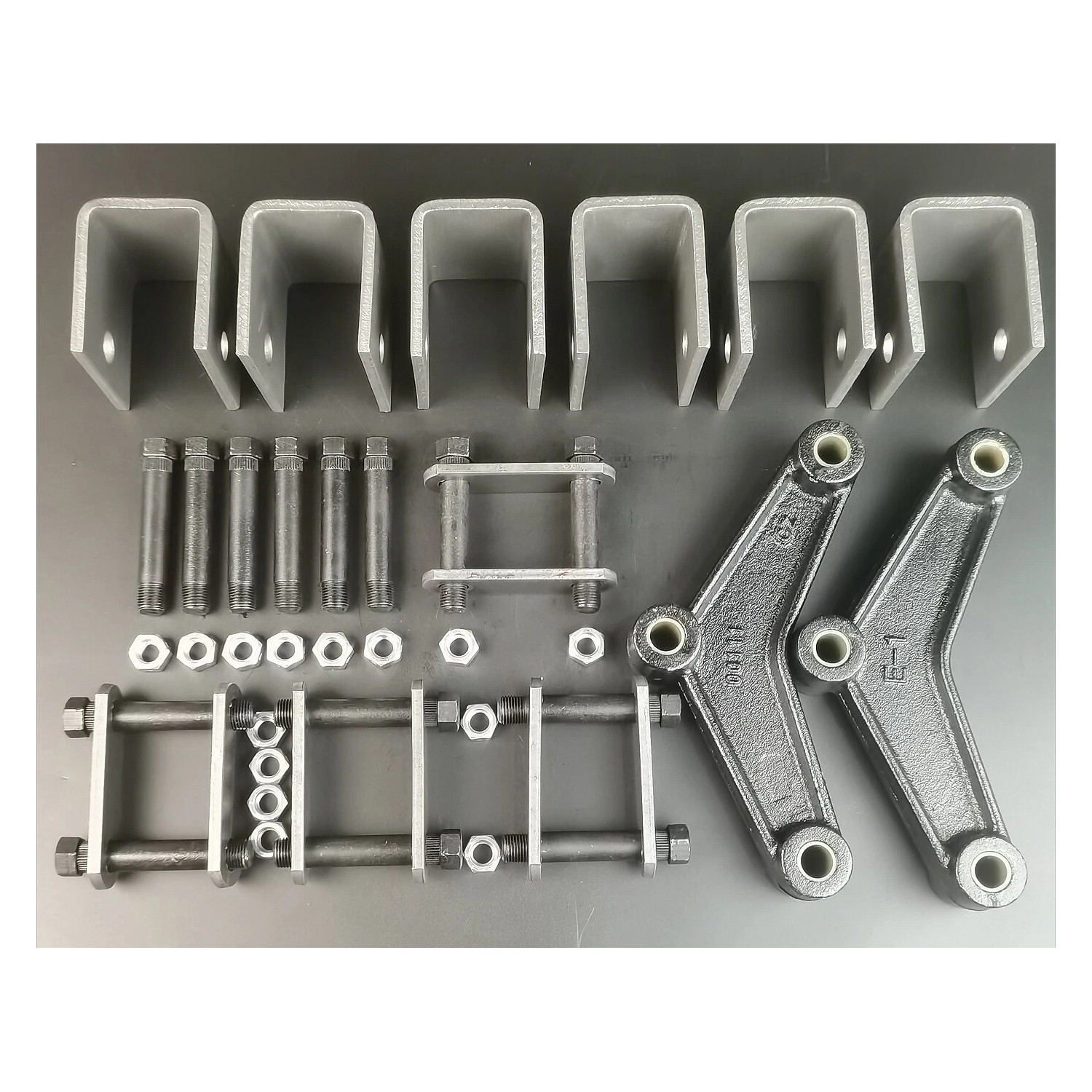 Rodspeedracing Tandem Trailer Spring Hanger 4"Kit for Double Eye ...