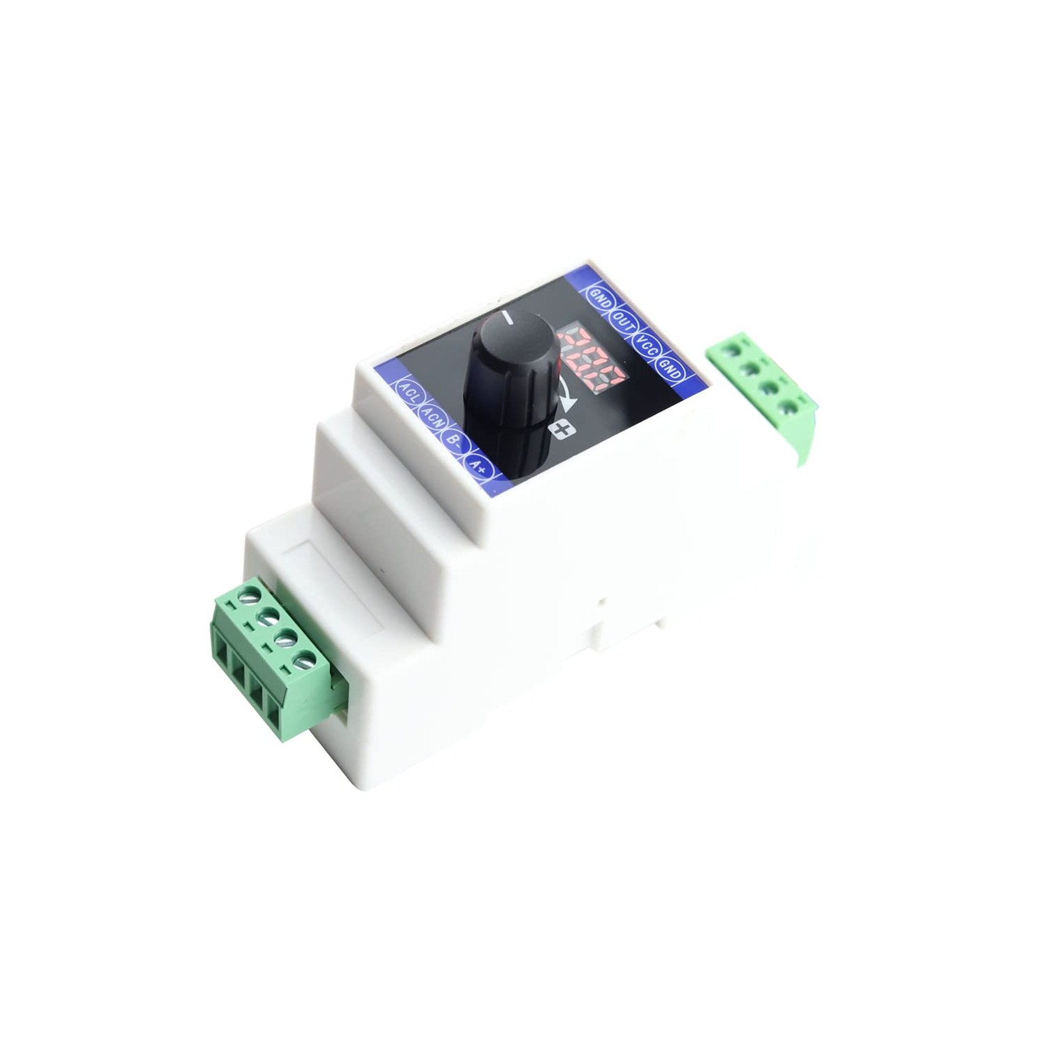 Taidacent Din Rail Type RS485 Modbus RTU PLC Control 0-20mA 4-20mA ...