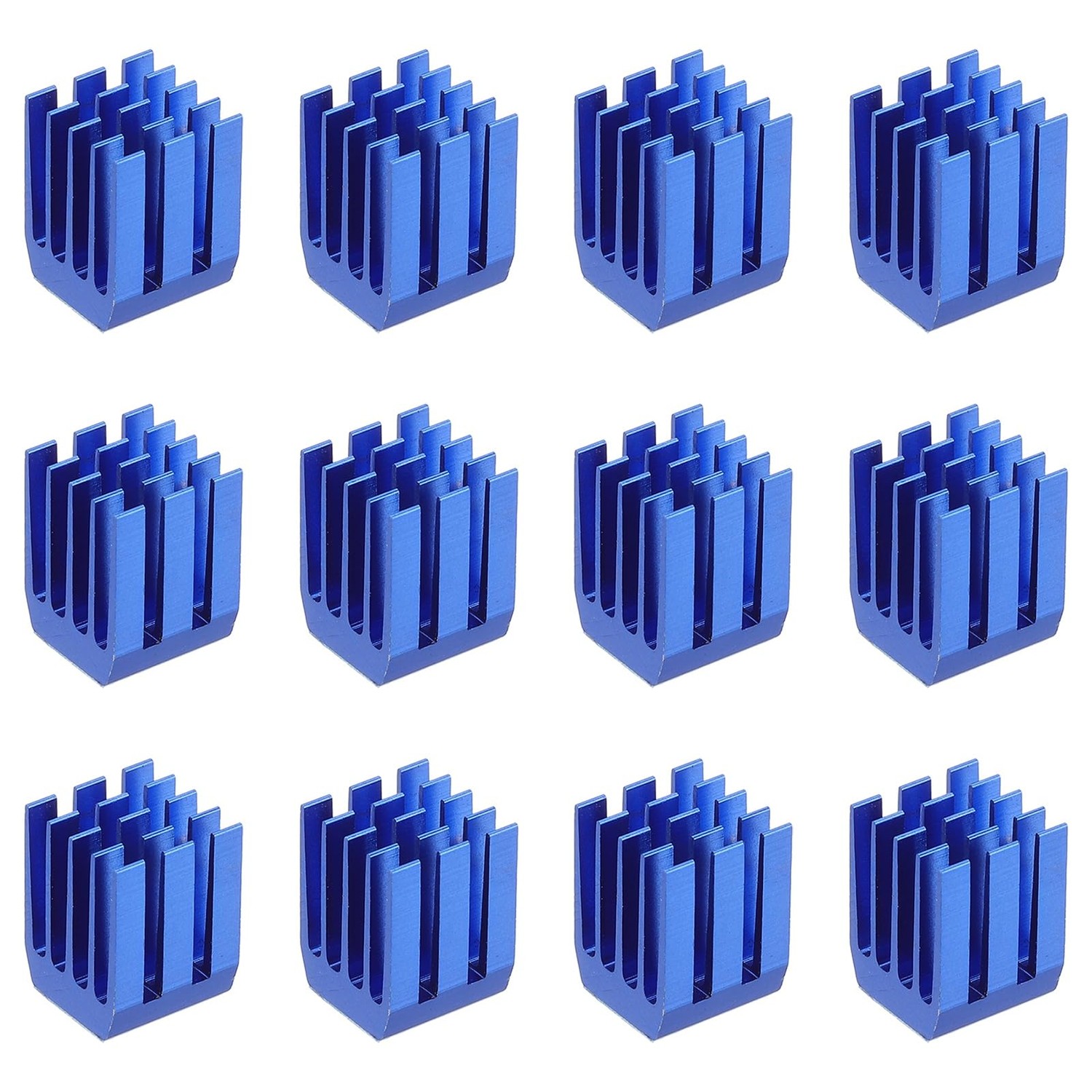 PATIKIL Heatsink 9x9x12mm, 12 Pcs Aluminum Cooler Radiator Heat Sink ...