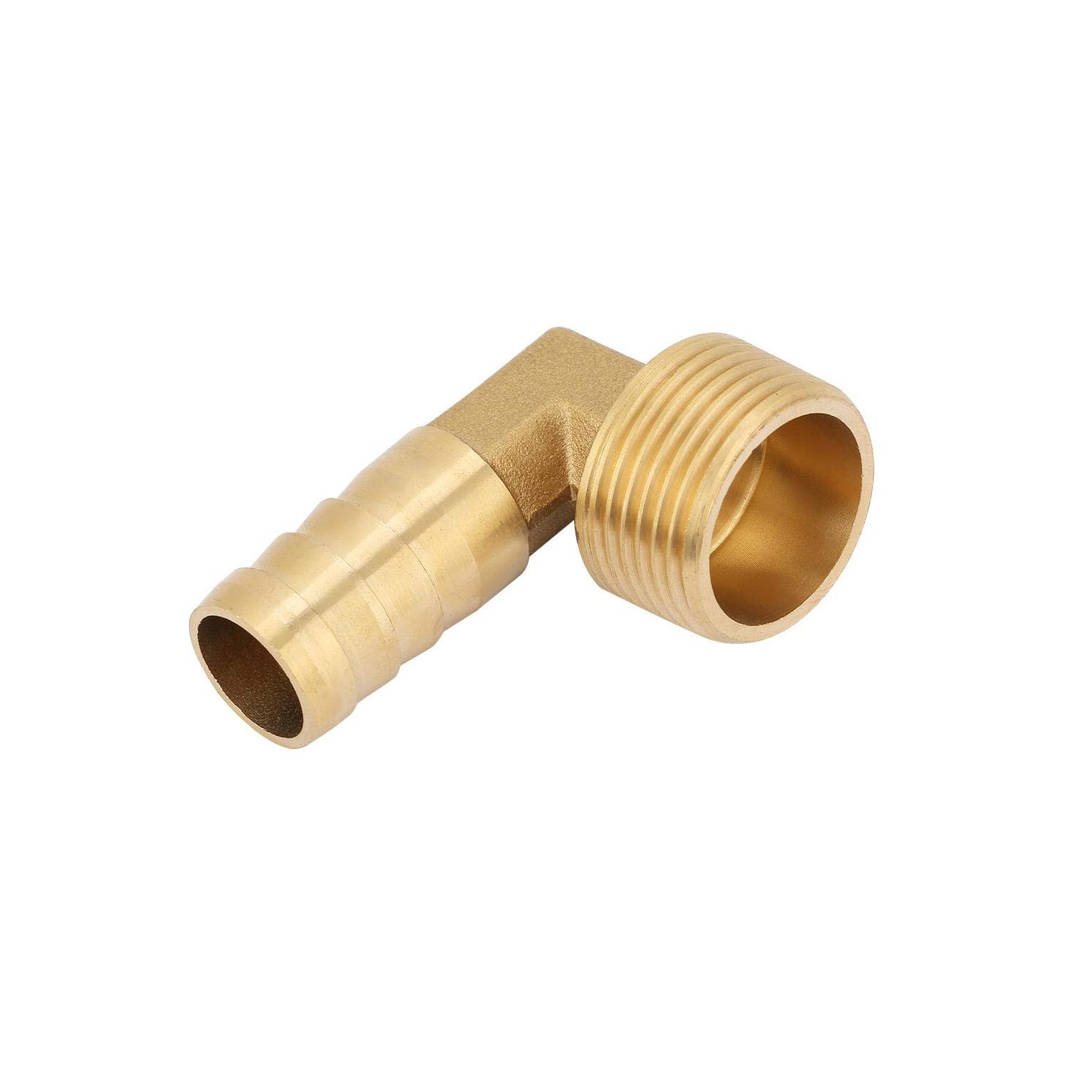 90 Degree Angle Brass Bar Connector G3 / 4 Inch Male Thread Metals ...