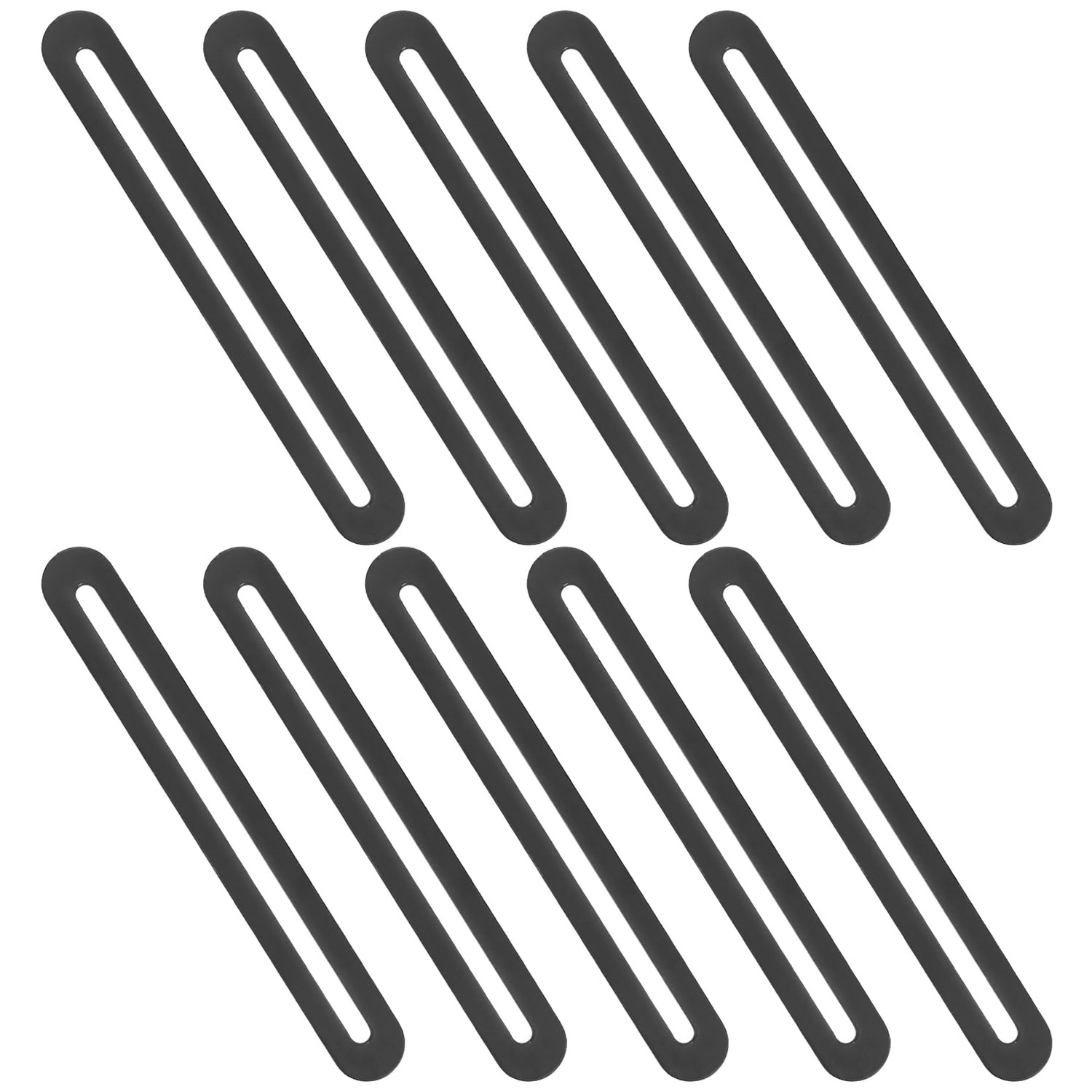 Adjustable Flat Connectors, Pack of 10 Perforated Plates, Metal, Wood ...