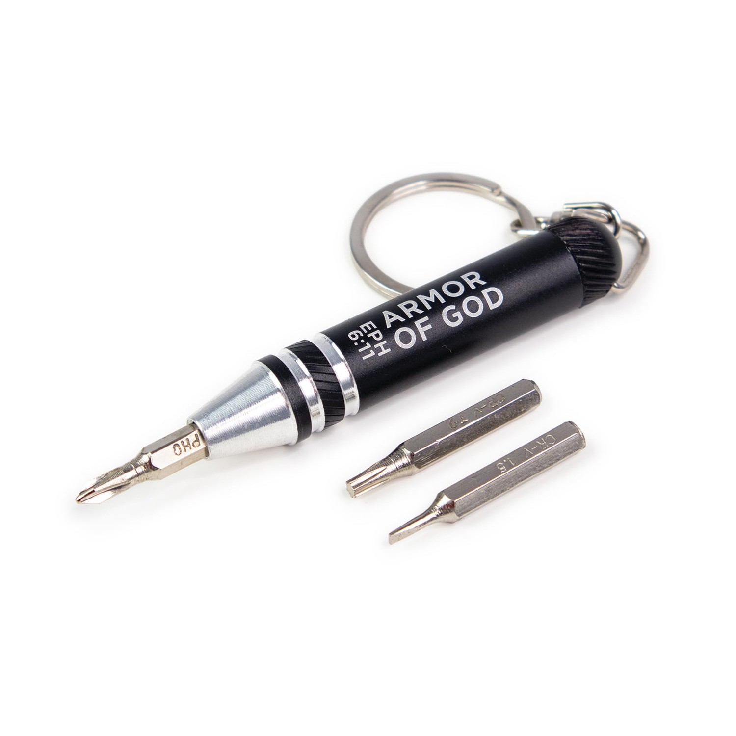 3-in-1 Mini-Pen Precision Screwdriver Keychain Multitool - Armor of God ...
