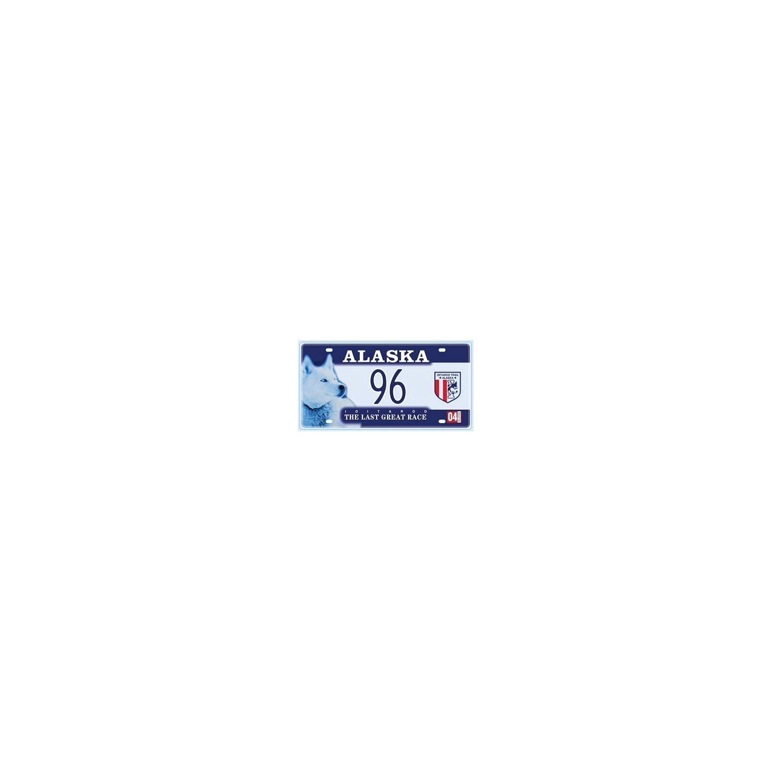 OPO 10 - USA car LICENSE PLATE - 30x15 cms metal replica: ALASKA (C02 ...
