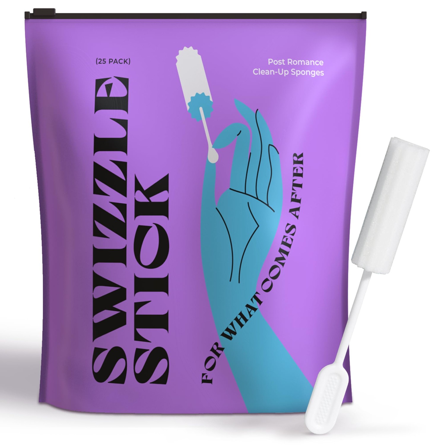 [25 Pack] Swizzle Stick Absorbing Sponge for Women - Ultra-Absorbent ...