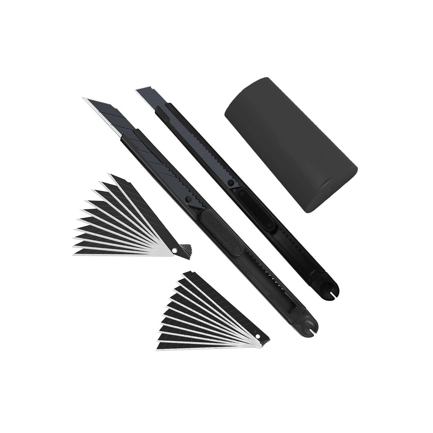 Wrapping Paper Cutter Utility knife 9mm Steel Handled Lockable Box ...