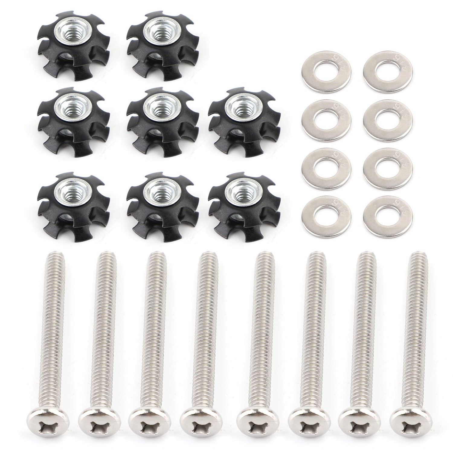 Frezon Set of 8 RV LADDER REPAIR KIT nuts Stainless Bunk Motorhome ...