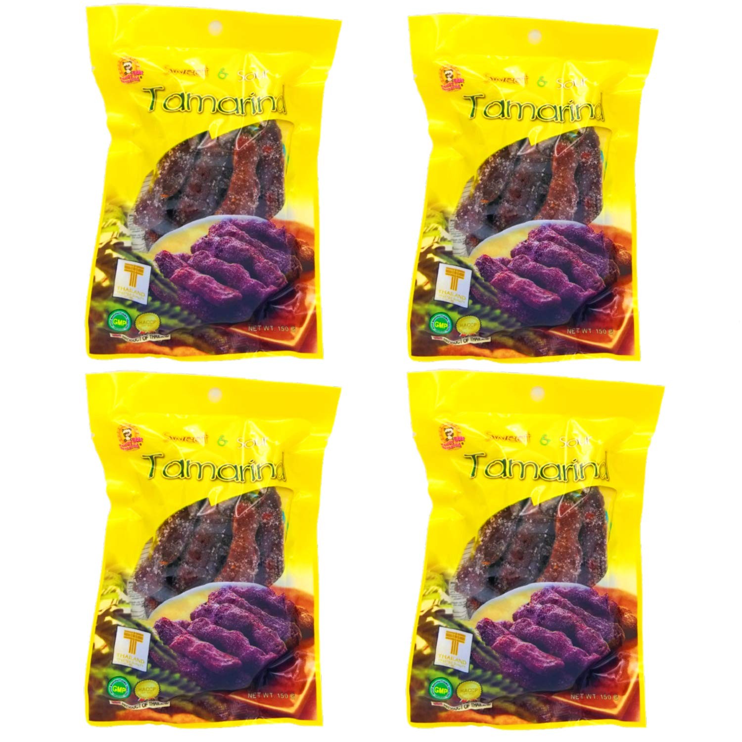 Teddy Bear Tamarind Candy 150g - Pack of 4 (600g) - 100% Real Tamarind ...