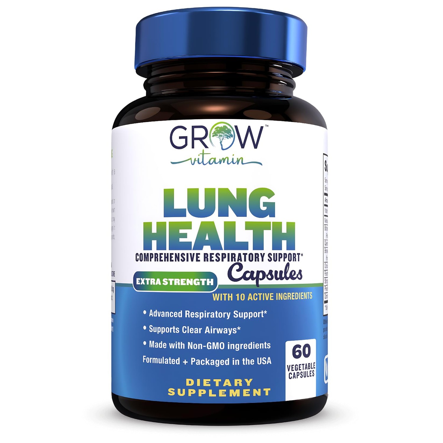 grow vitamin grow vitamin Lung Health, Respiratory Support Supplement ...