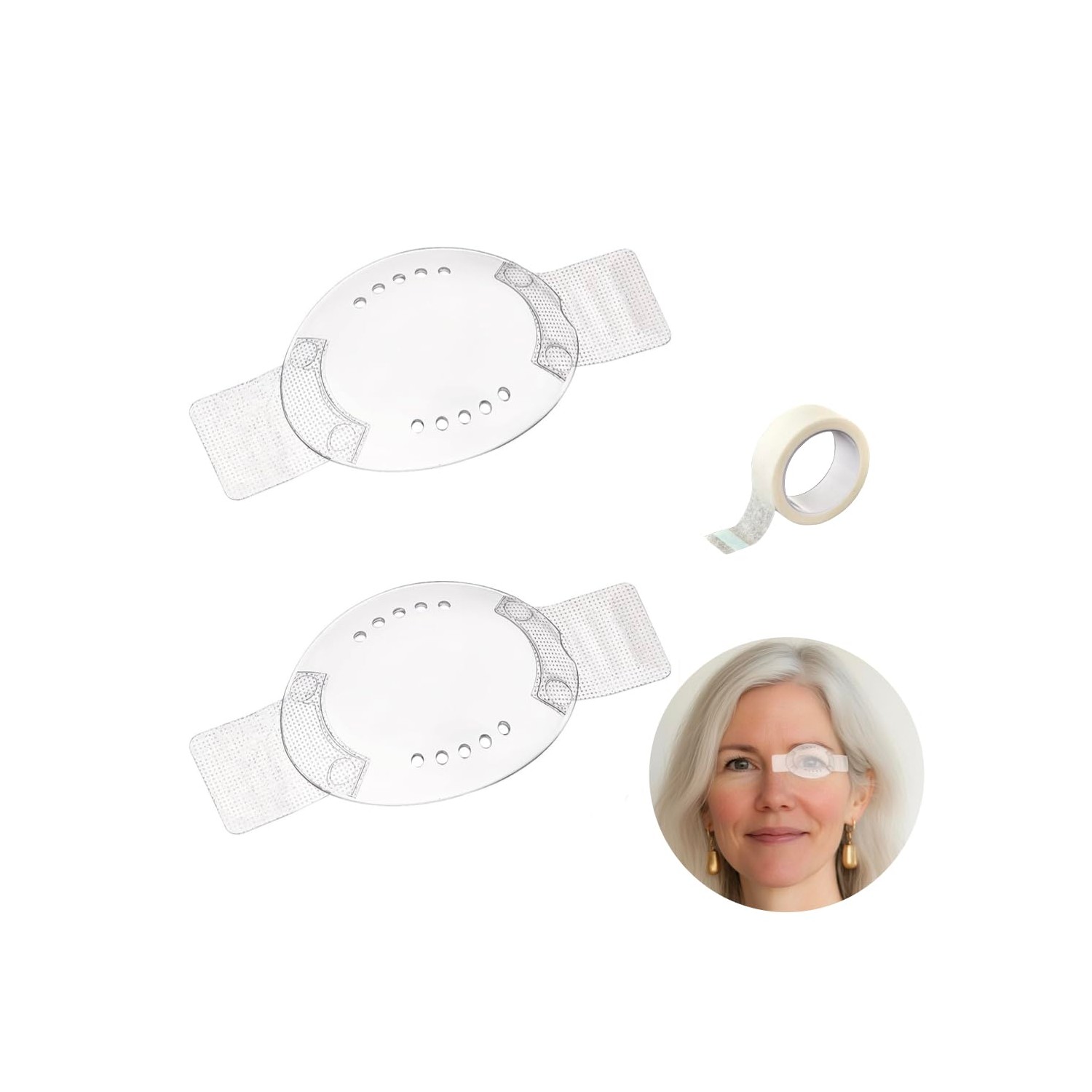 Eye Shield,Clear Plastic Eye Patch for Cataract Lasik Recovery,2 Pcs ...