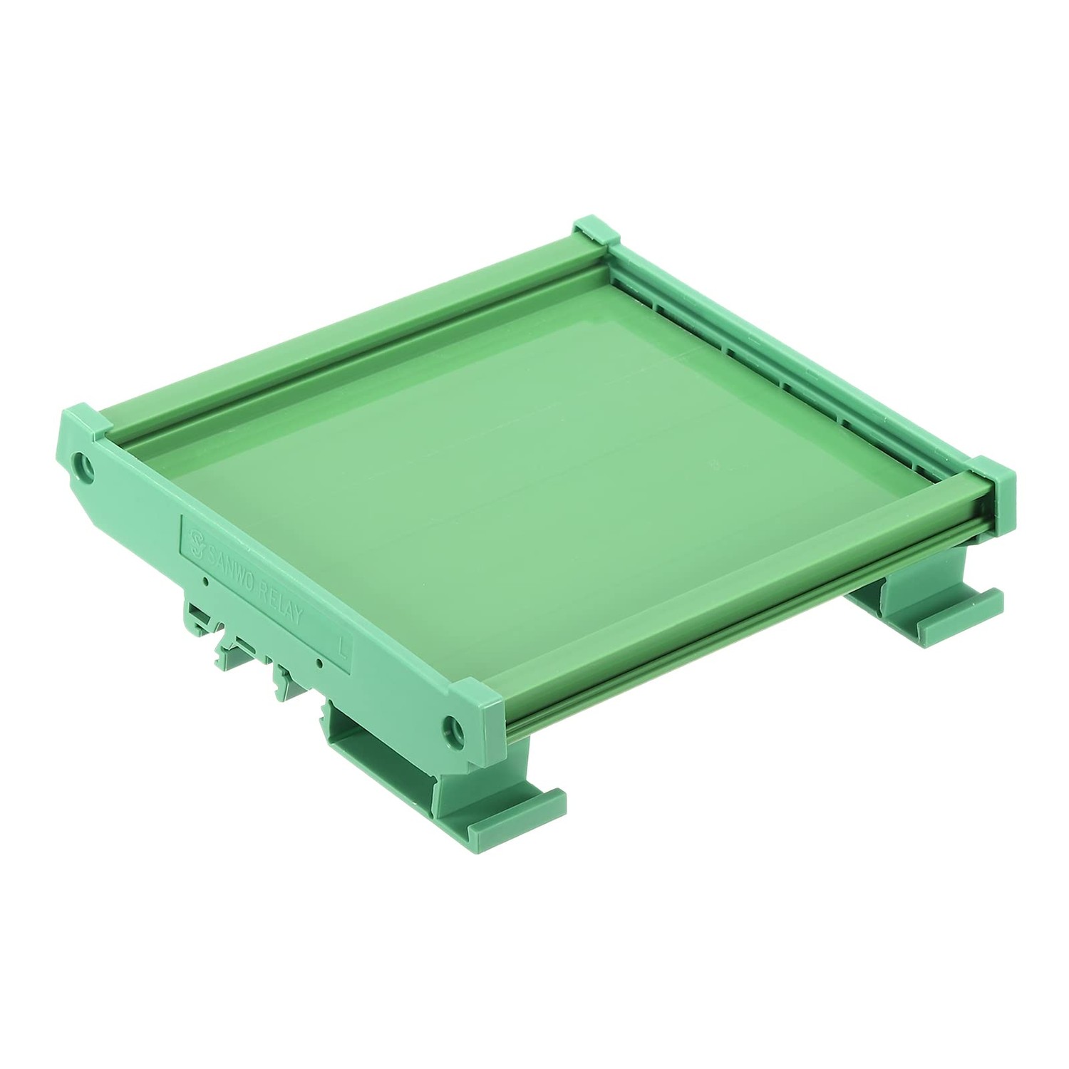 sourcing map PCB DIN Rail Mount Carrier PCB Mount Holder 100x120mm ...