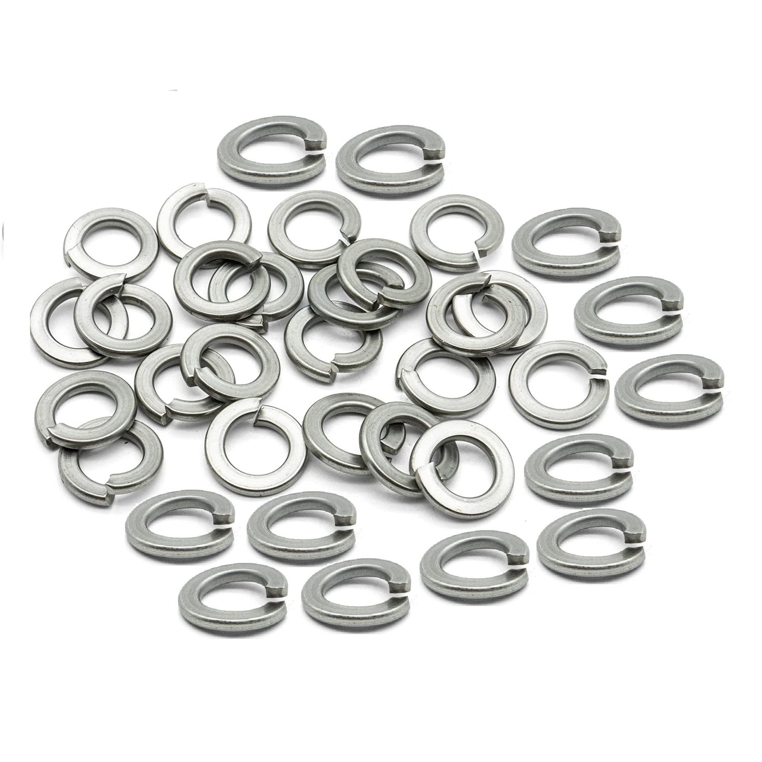 TERF® M8 Rectangular Section Spring Washer M8 (8mm) Steel Split Lock ...