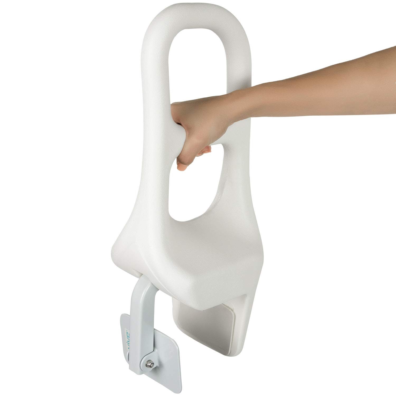 Vive Bathtub Rail - Bathroom Tub Safety Rail Heavy Duty for Seniors ...