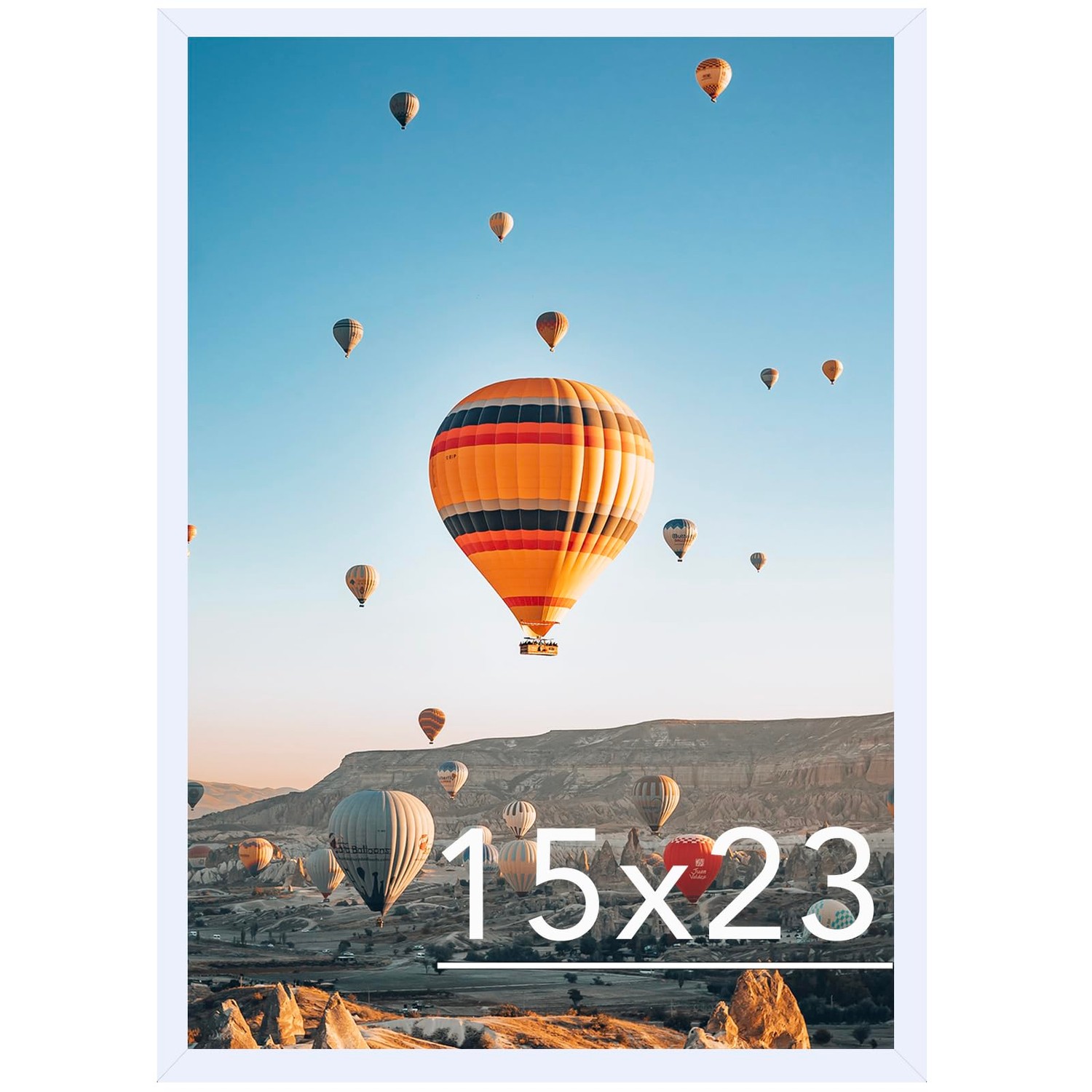 JCJMY 15x23 Picture Frame White for Poster Photo Picture, Horizontal ...