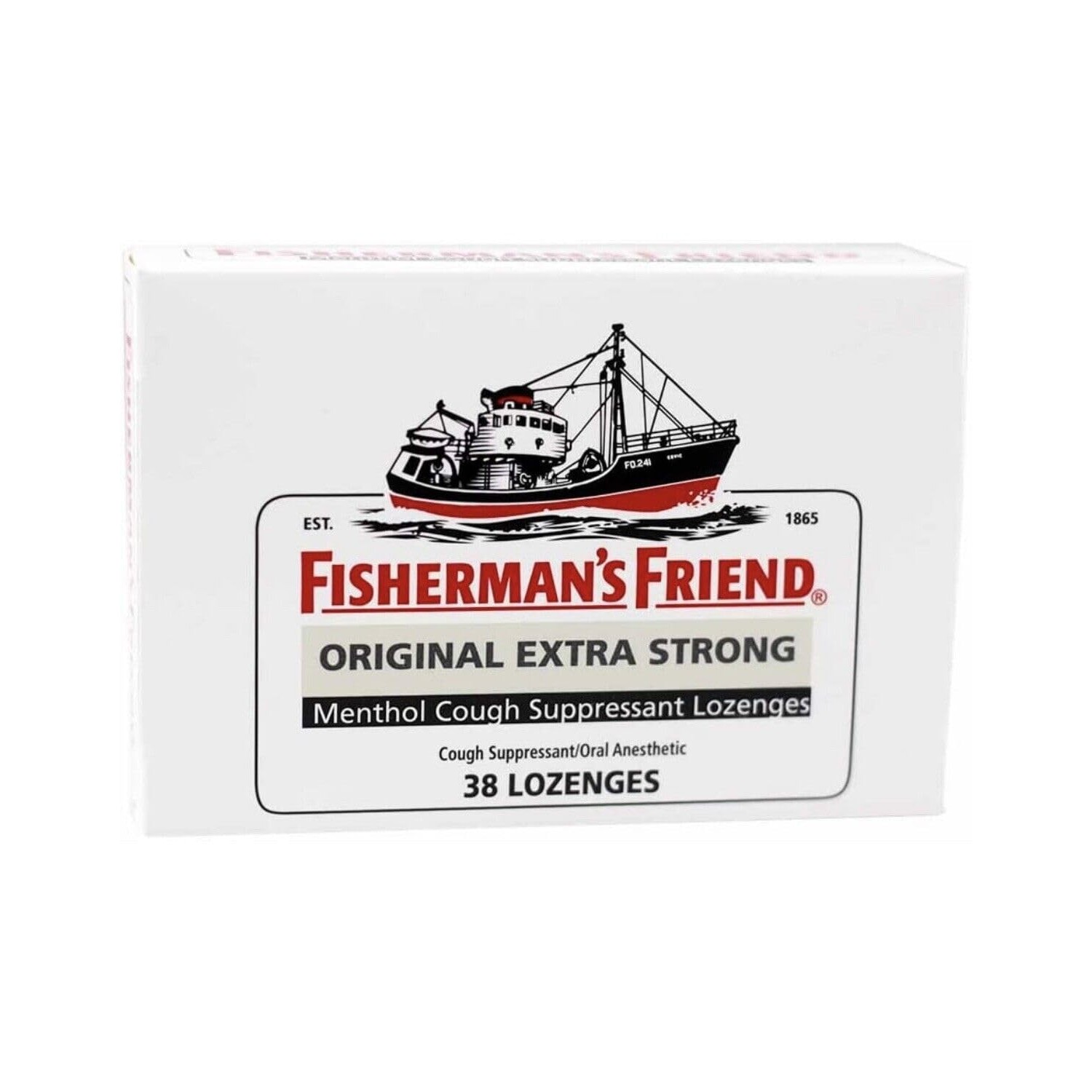 Fisherman's Friend Original Extra Strong Menthol Cough Suppressant ...