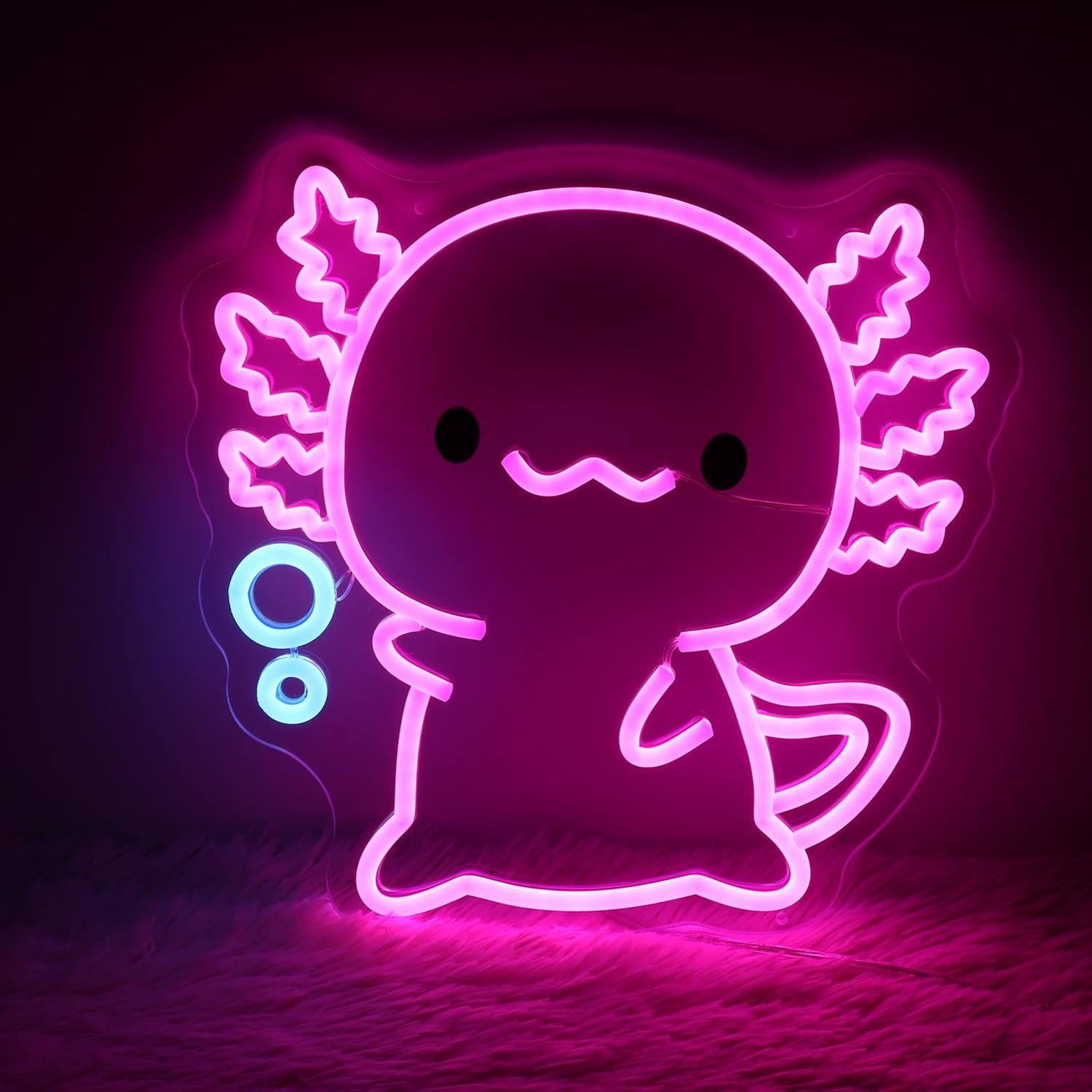 Housignz Axolotl Neon Sign, Axolotl LED Sign Light, Dimmable Light Up ...