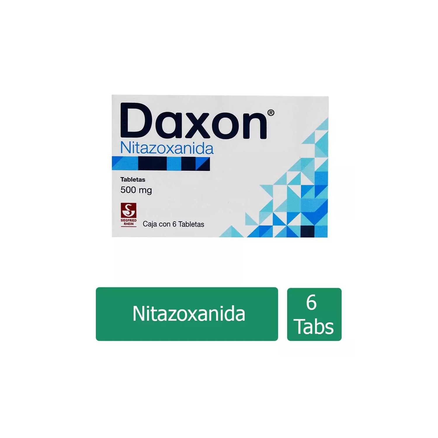 Siegfried Rhein Daxon 500 Mg Caja Con 6 Tabletas - ibspot.com
